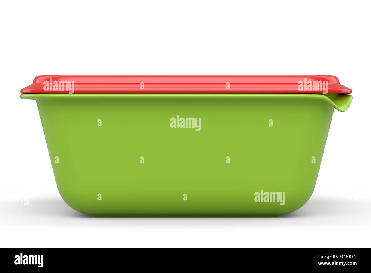 Plastic food container for storing dishes, product tray box isolated on ...