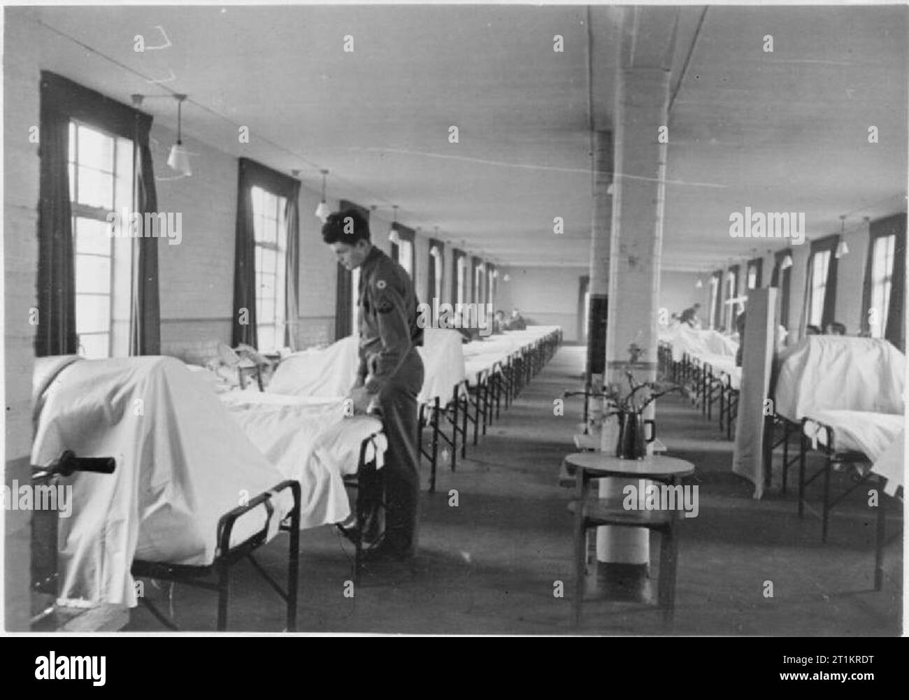 American Hospital in England, 1943 Orderly Corporal John Rogers, from ...