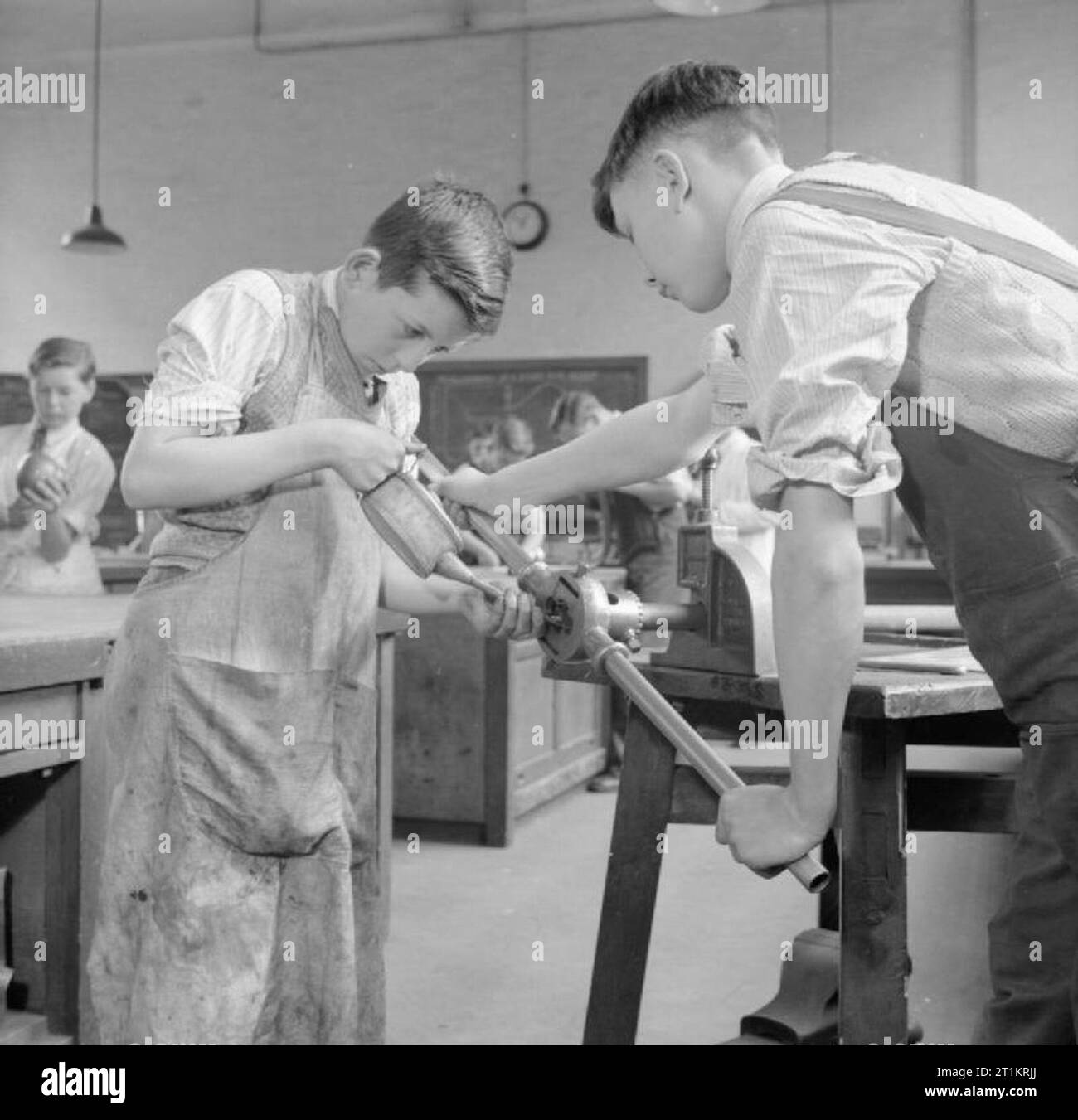 Technical School- Training at Tottenham Polytechnic, Middlesex, England ...