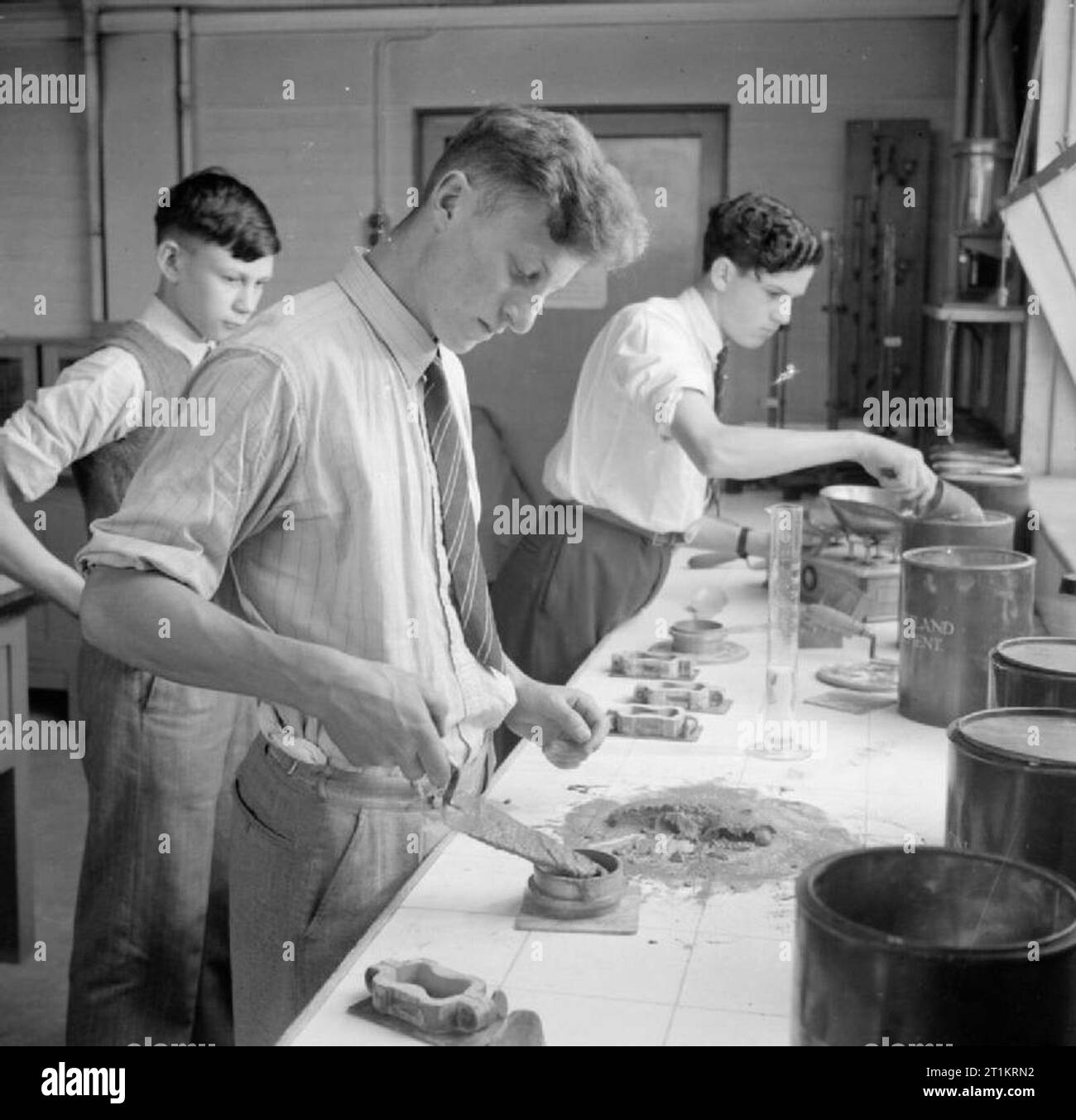 Technical School- Training at Tottenham Polytechnic, Middlesex, England ...