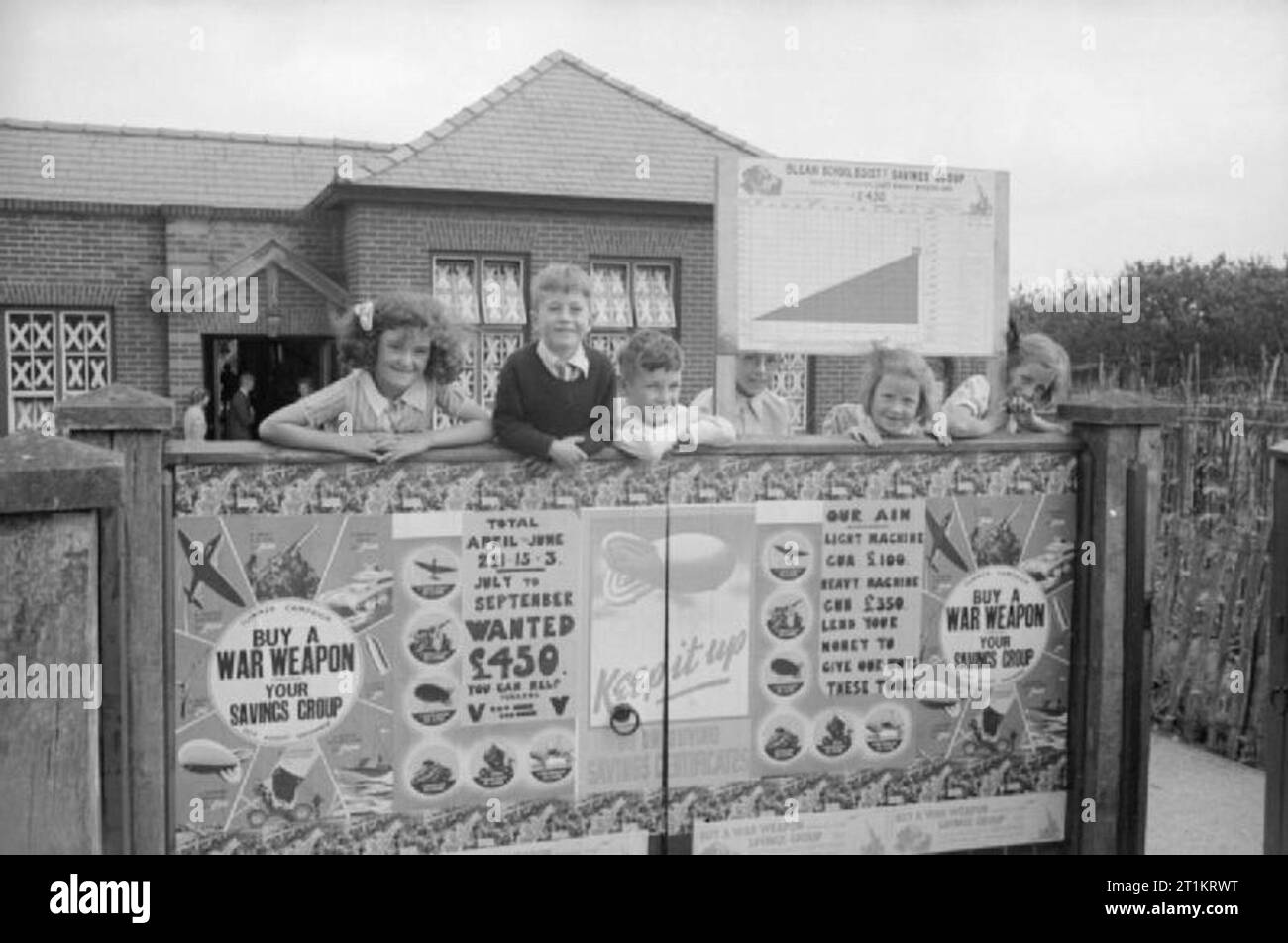The National Savings Scheme at work in Canterbury, England, 1941 ...