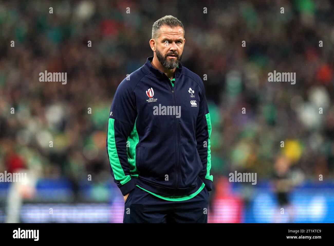 Ireland head coach Andy Farrell before the Rugby World Cup 2023 quarter ...