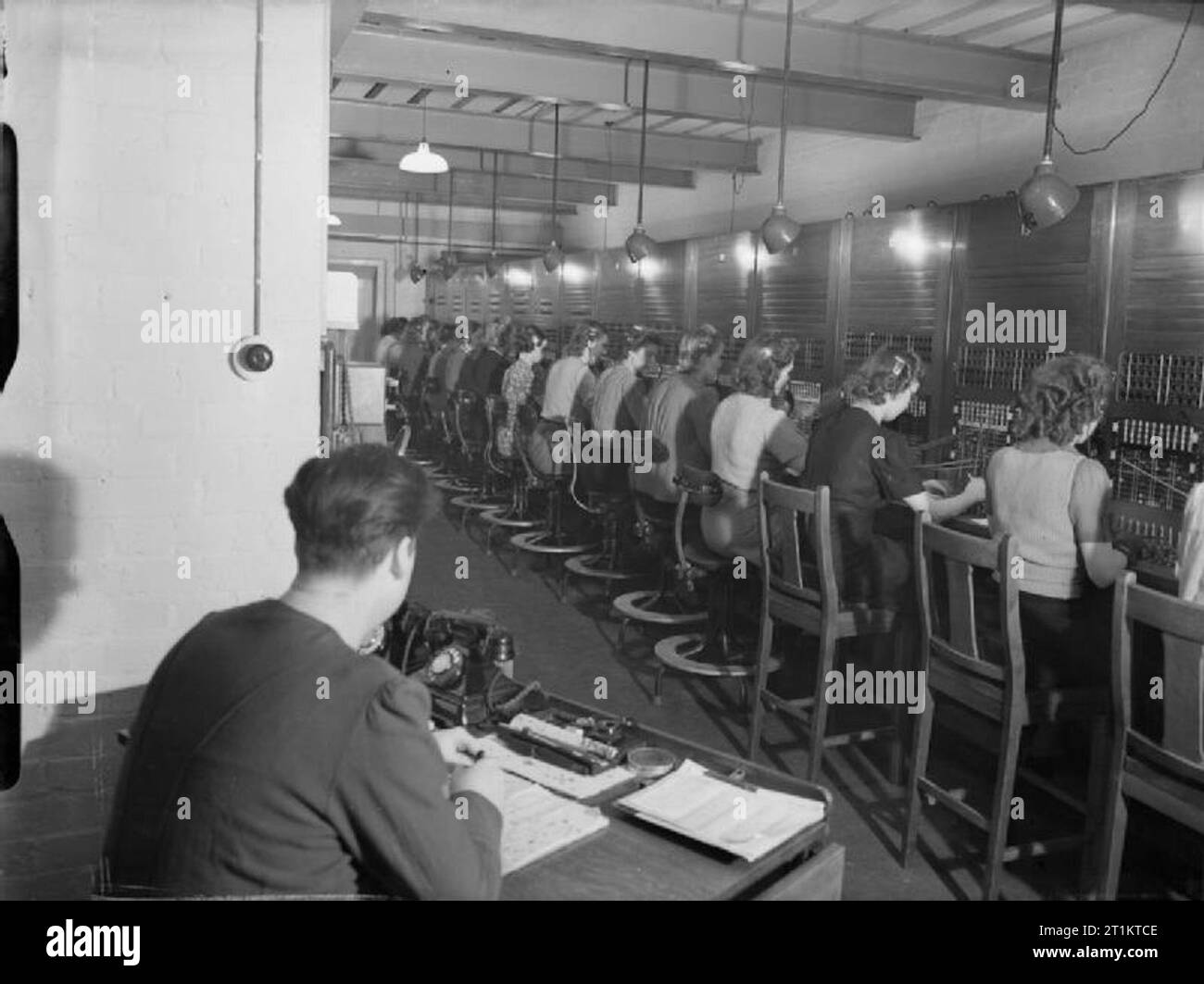 The work of the General Post Office, London, October 1941 Staff of the ...