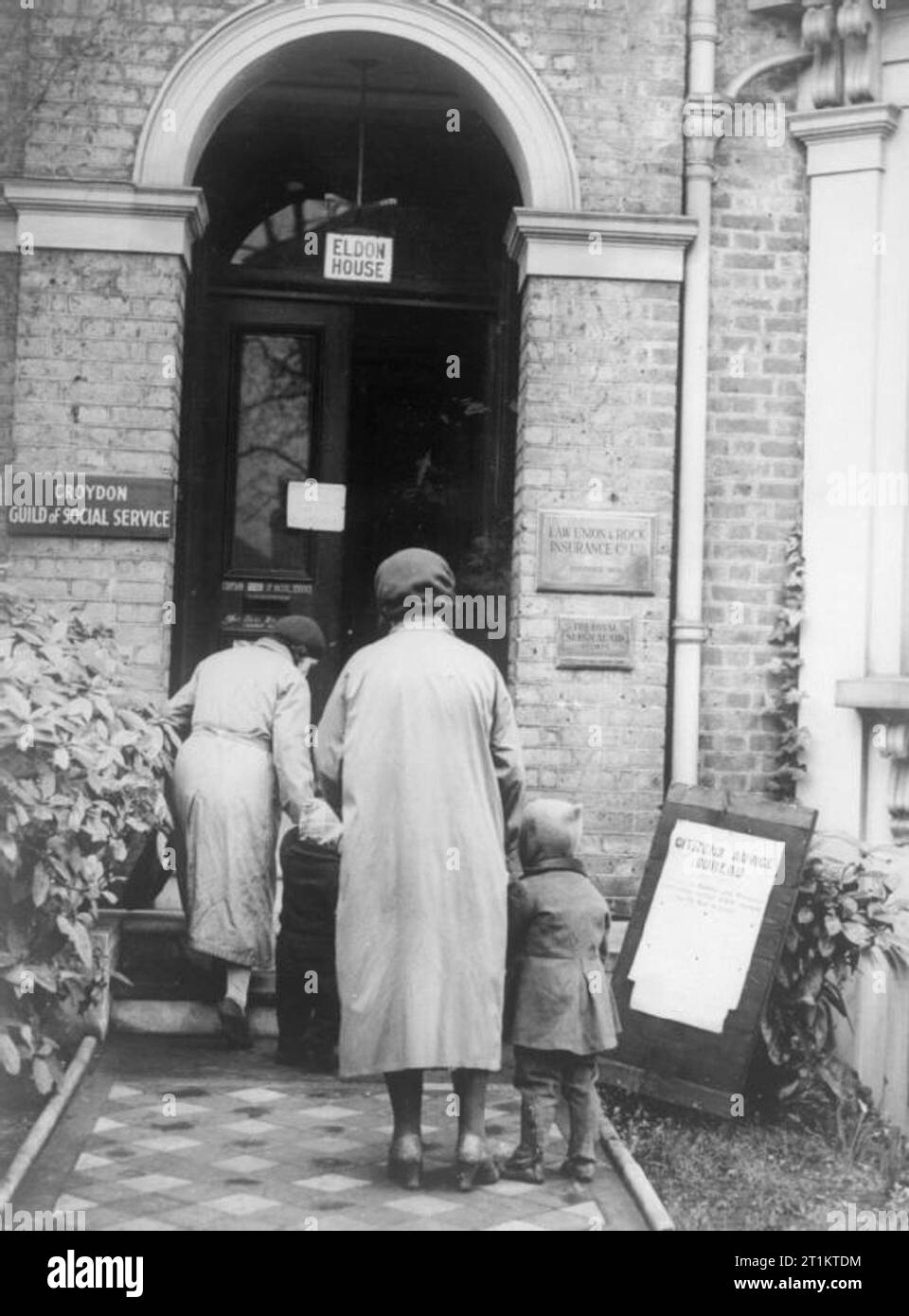 The work of the Citizens' Advice Bureau, Eldon House, Croydon, England ...