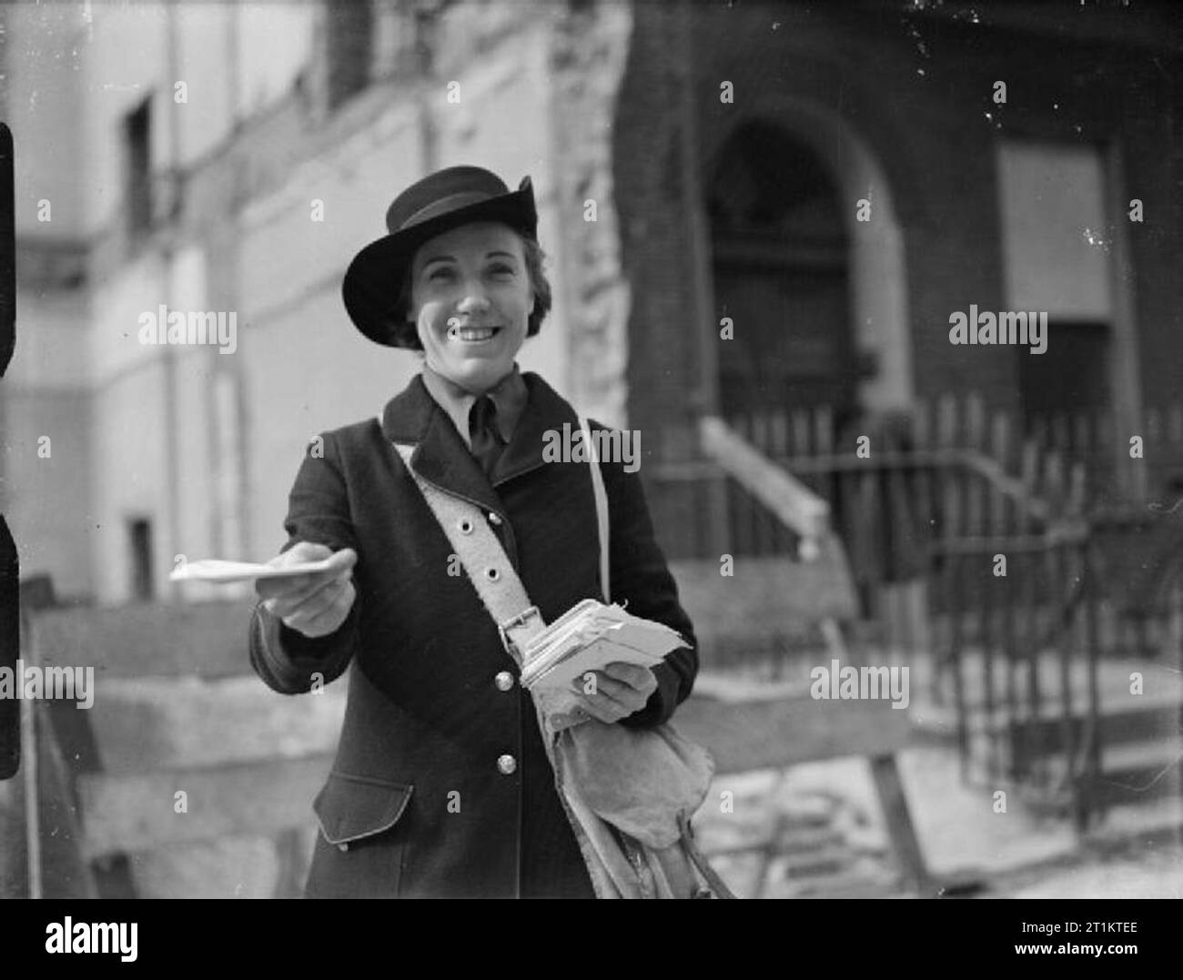 The work of the General Post Office, London, October 1941 A smiling ...