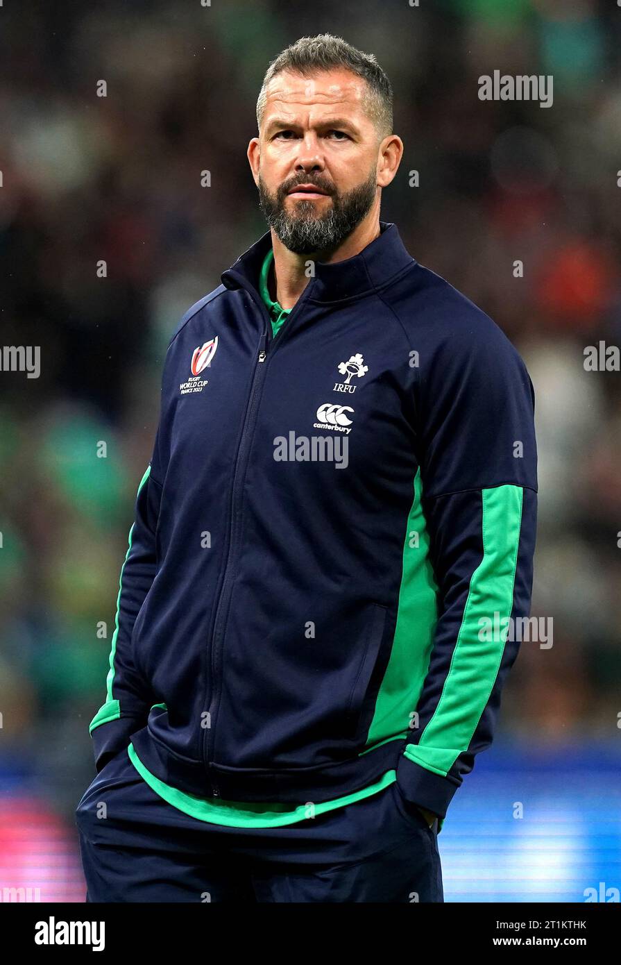 Ireland head coach Andy Farrell before the Rugby World Cup 2023 quarter ...