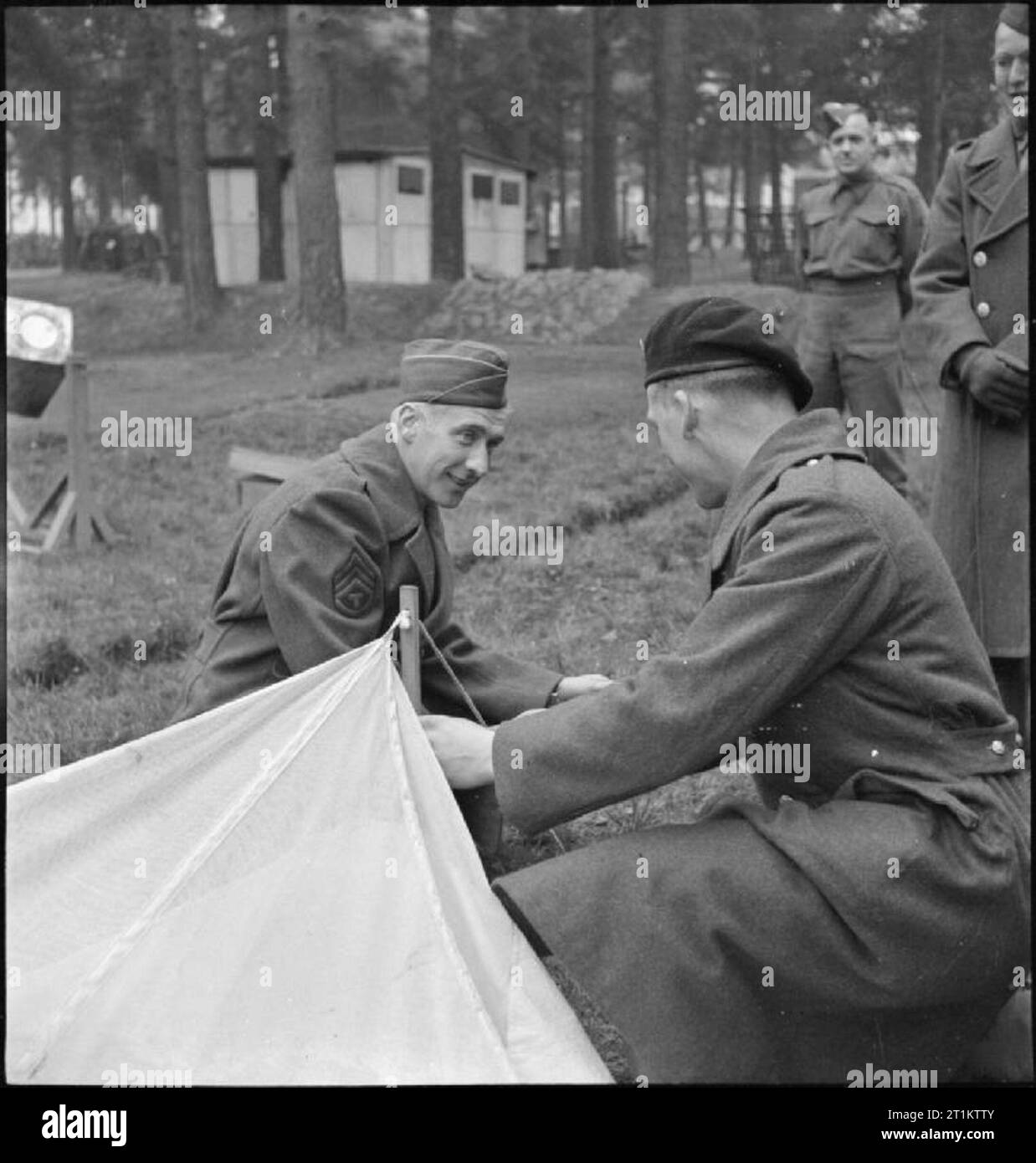 US Troops Attend British Army School- American Soldiers Train at the ...