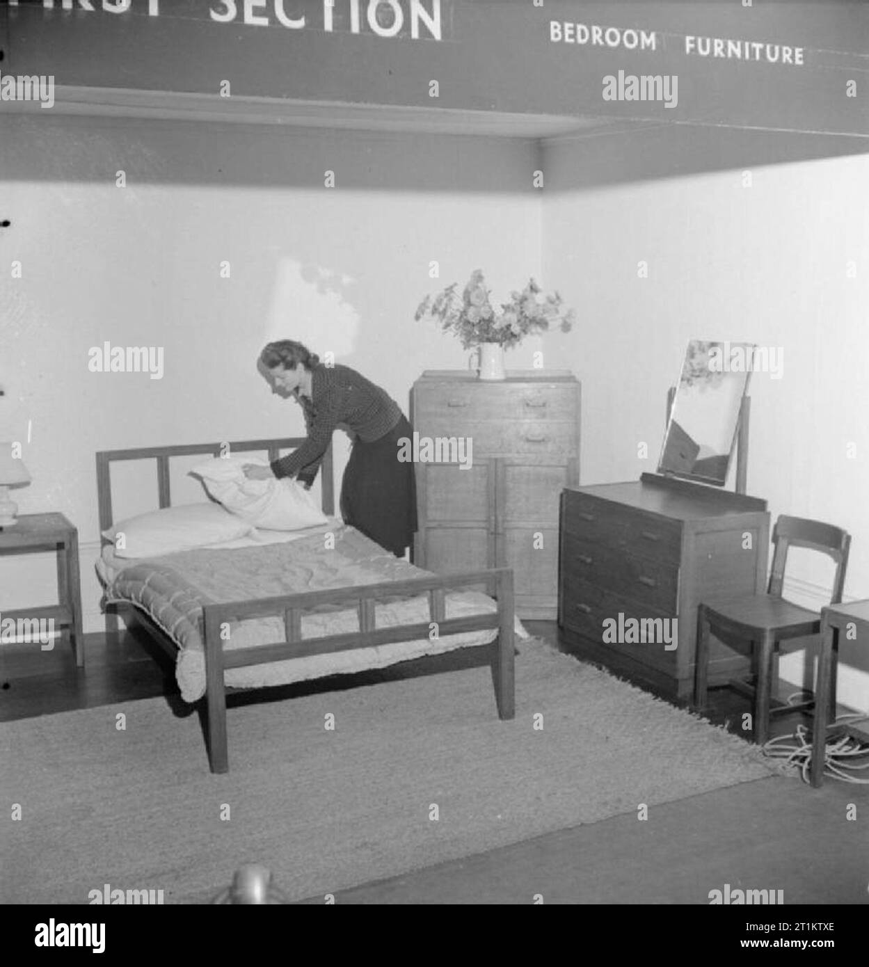 Utility Furniture Exhibition at the Building Centre, London, 1942 A ...