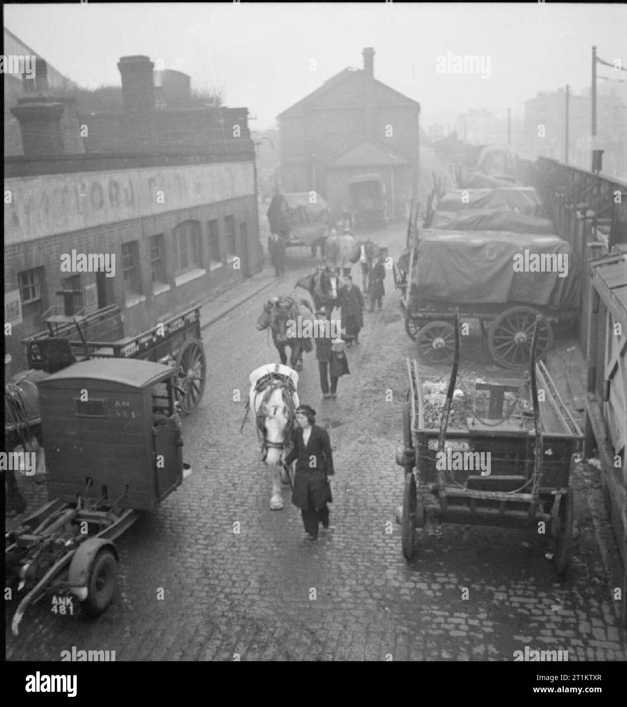Van Girl- Horse and Cart Deliveries For the London, Midland and ...