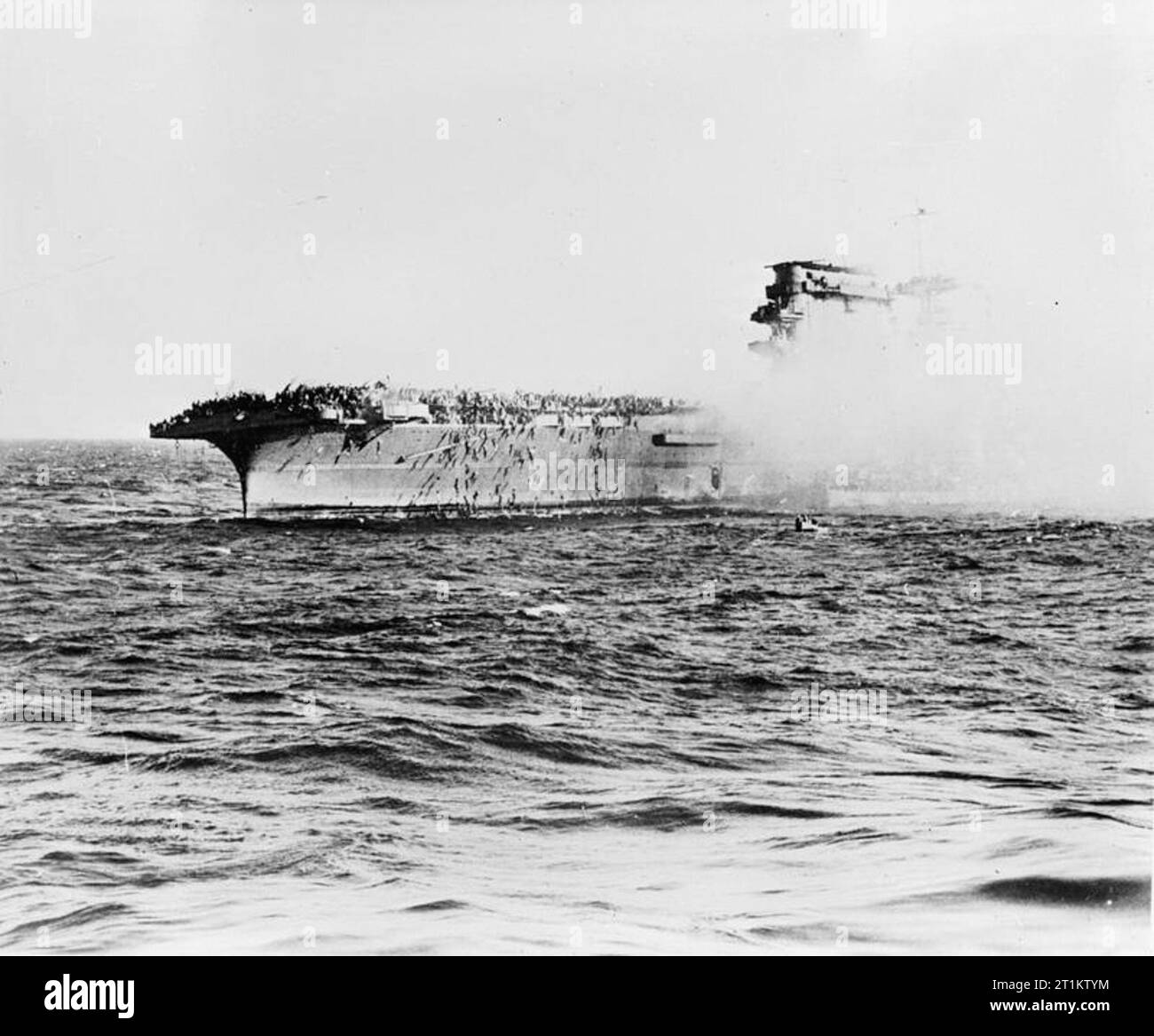 The Pacific War- the Battle of the Coral Sea, 1942 Members of the crew ...