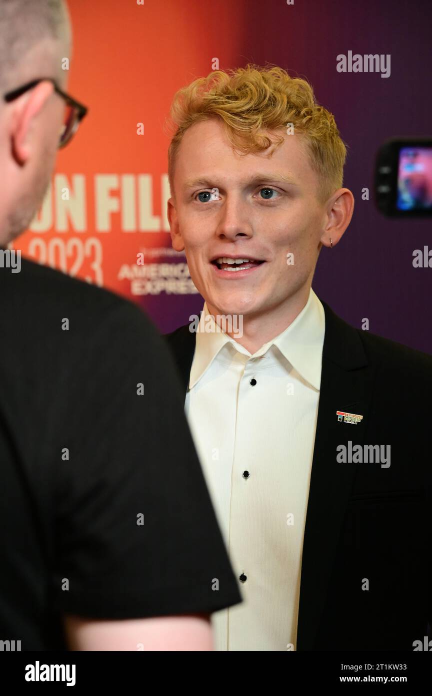 BFI Southbank, NFT1, London, UK. 14th Oct, 2023. George Jaques attends ...