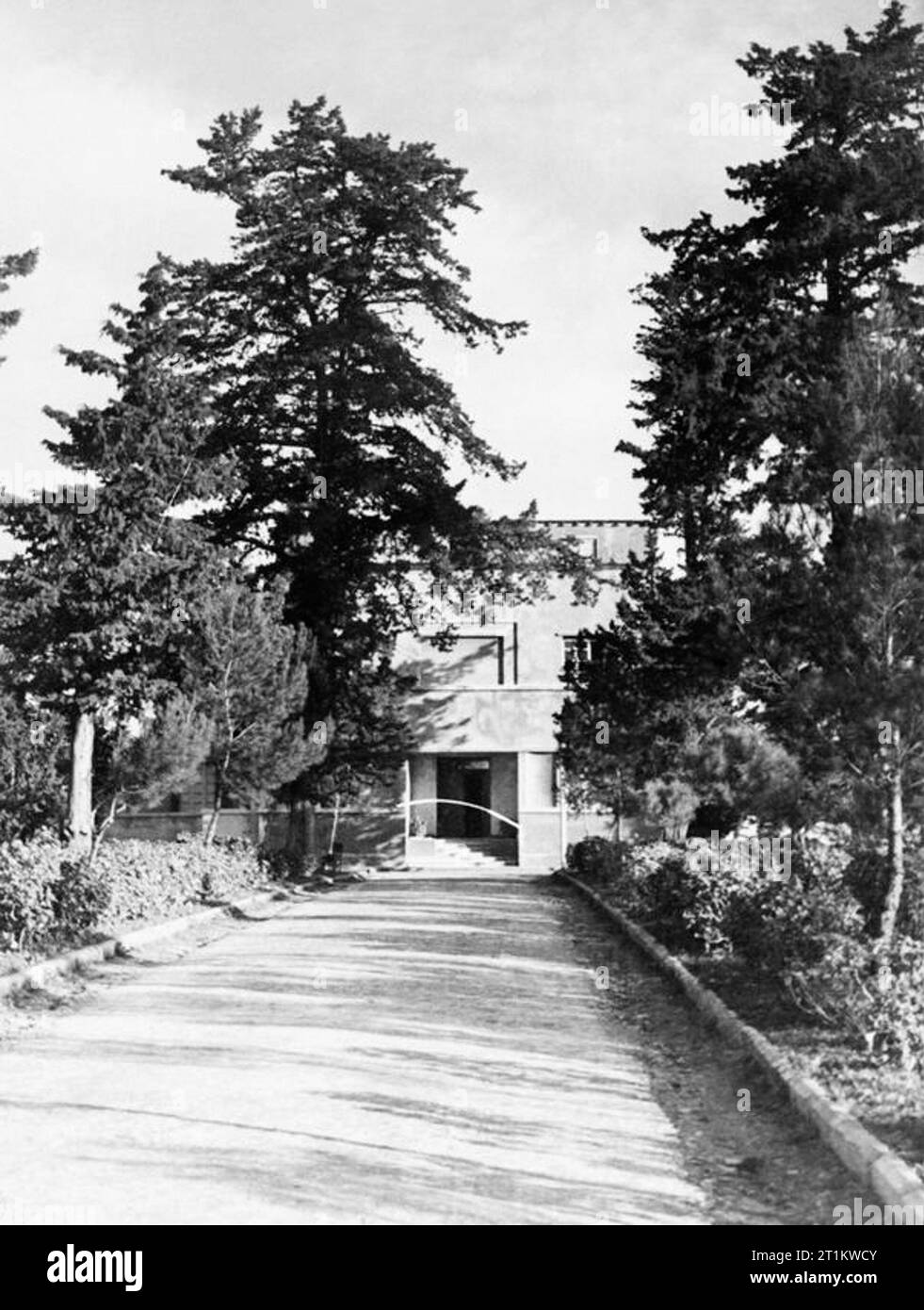 Western Desert, C. 1943 Bede Littoria - house where Colonel Keyes was ...