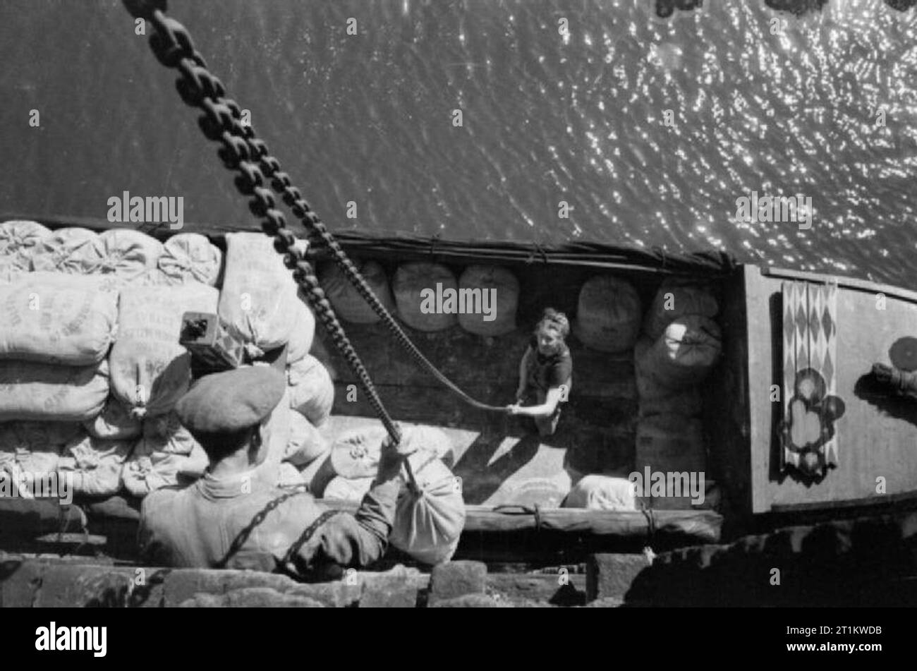 Women Run a Boat- Life on Board the Canal Barge 'heather Bell', 1942 ...