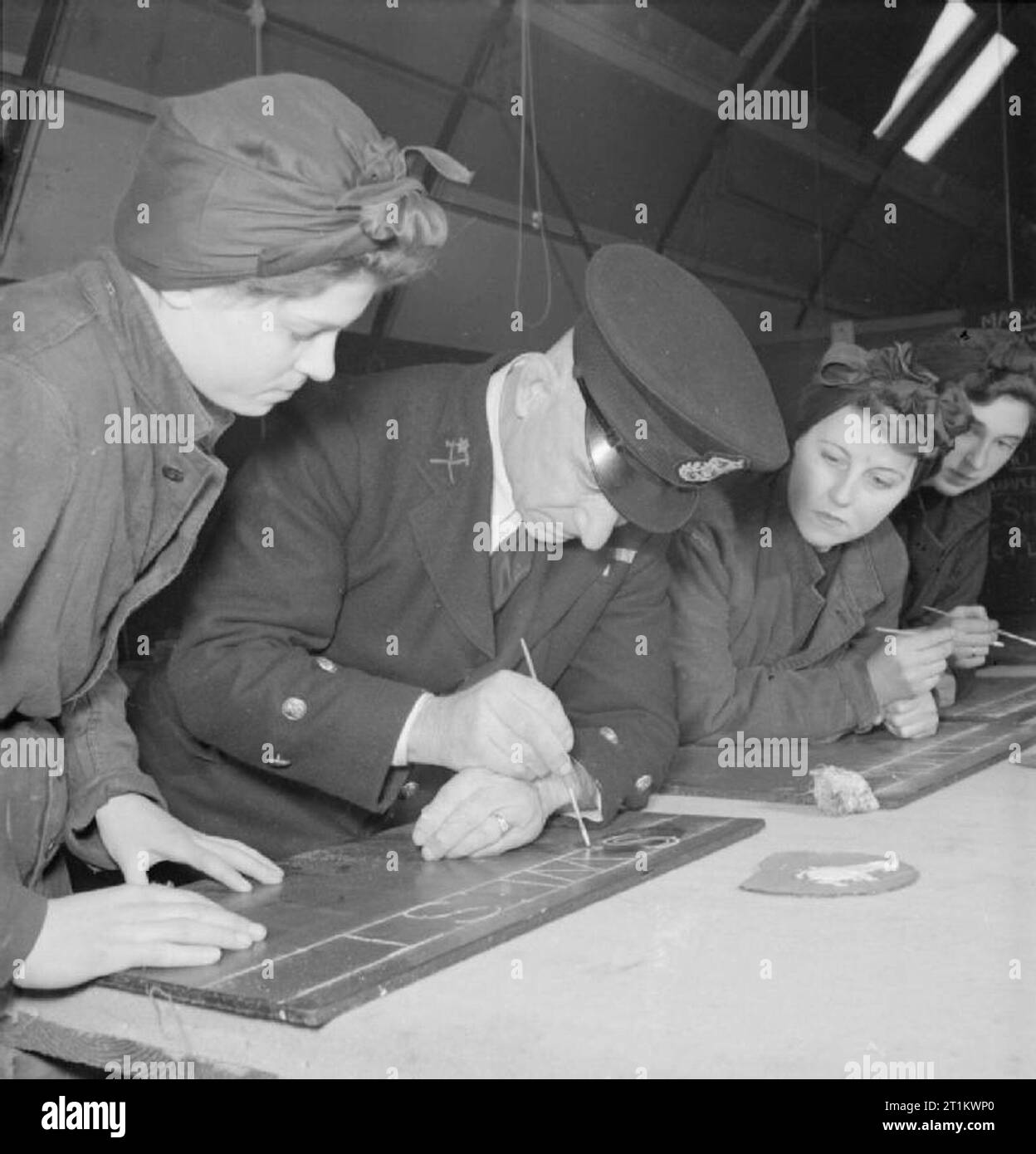 Wrens Train For New Job- Training For Ship Mechanics of the Women's ...