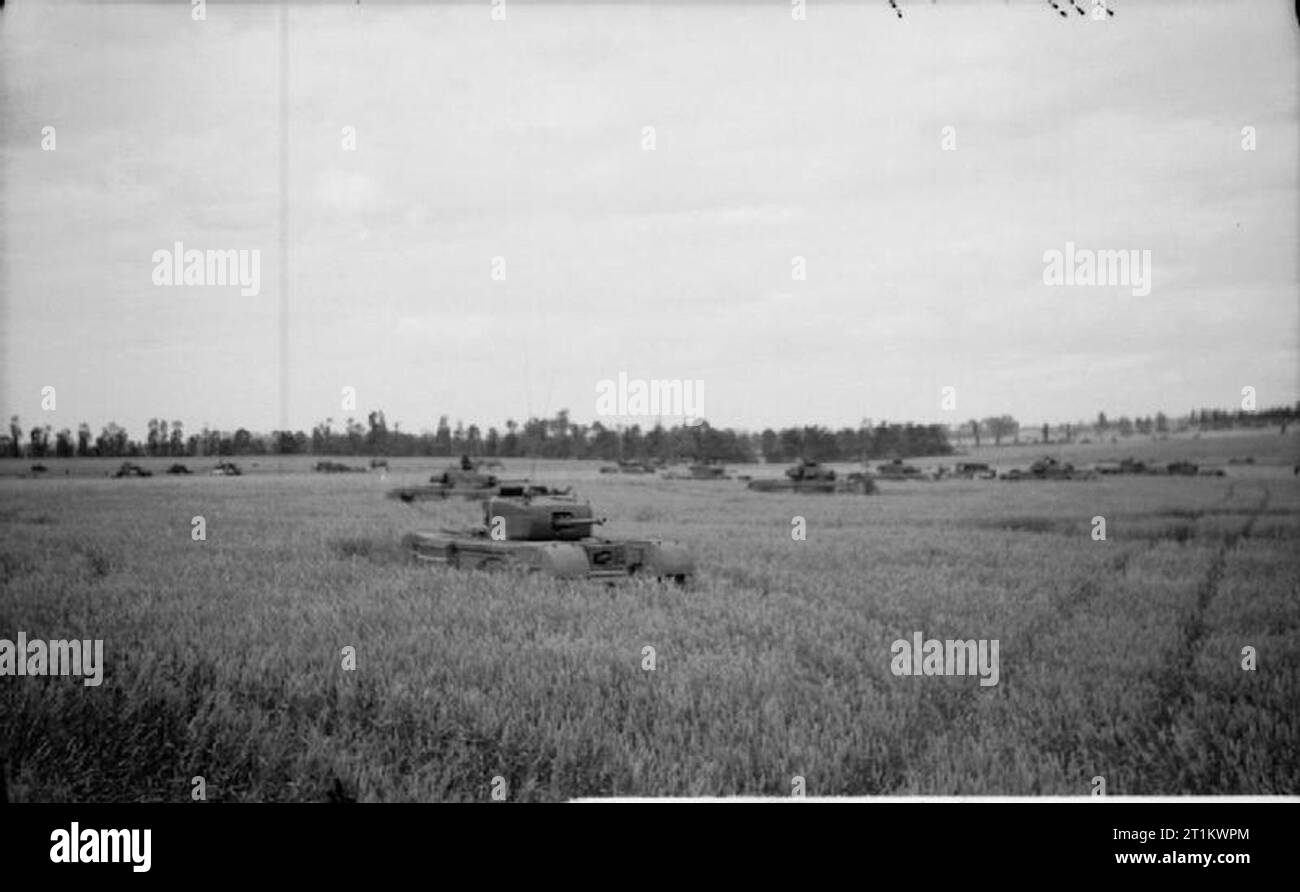 The British Army in Normandy 1944 Churchill tanks of 7th Royal Tank ...