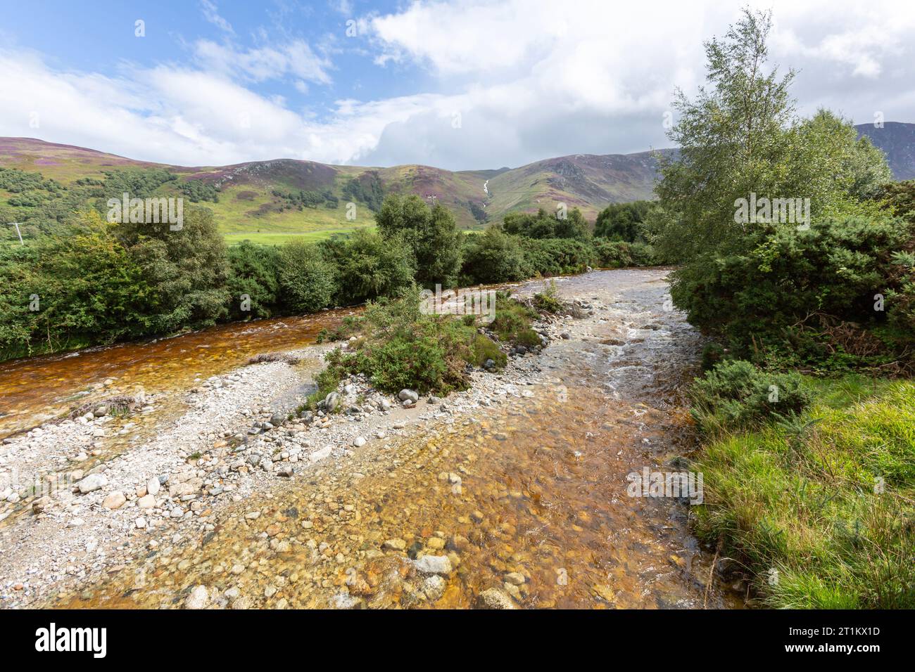 River in Catacol, Isle Of Arran, Firth of Clyde, Scotland, UK Stock ...