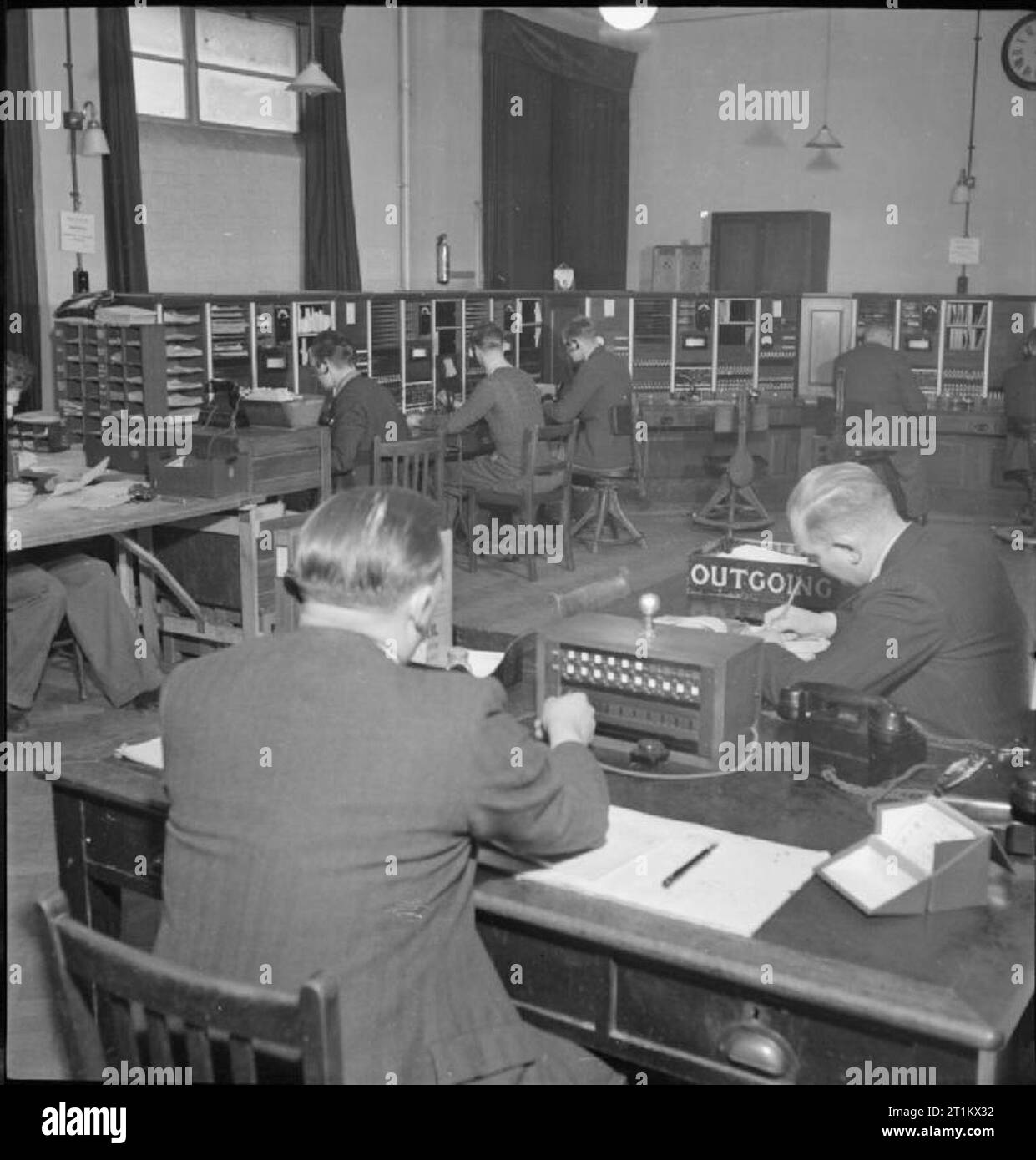 Automatic Telephone Exchange- Communications in Wartime, London ...