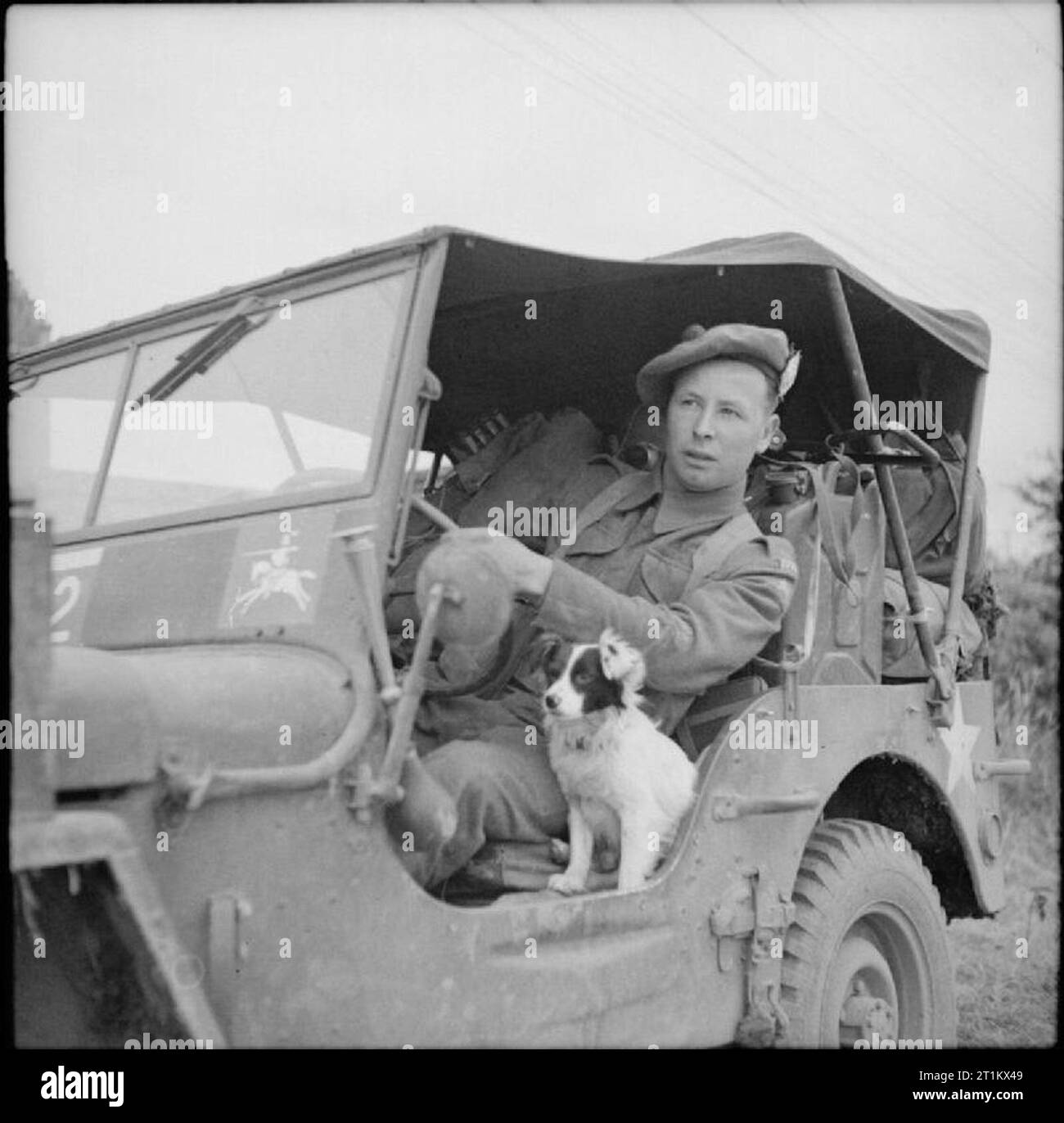 The British Army in Normandy 1944 Driver mechanic George Couser of 91st ...