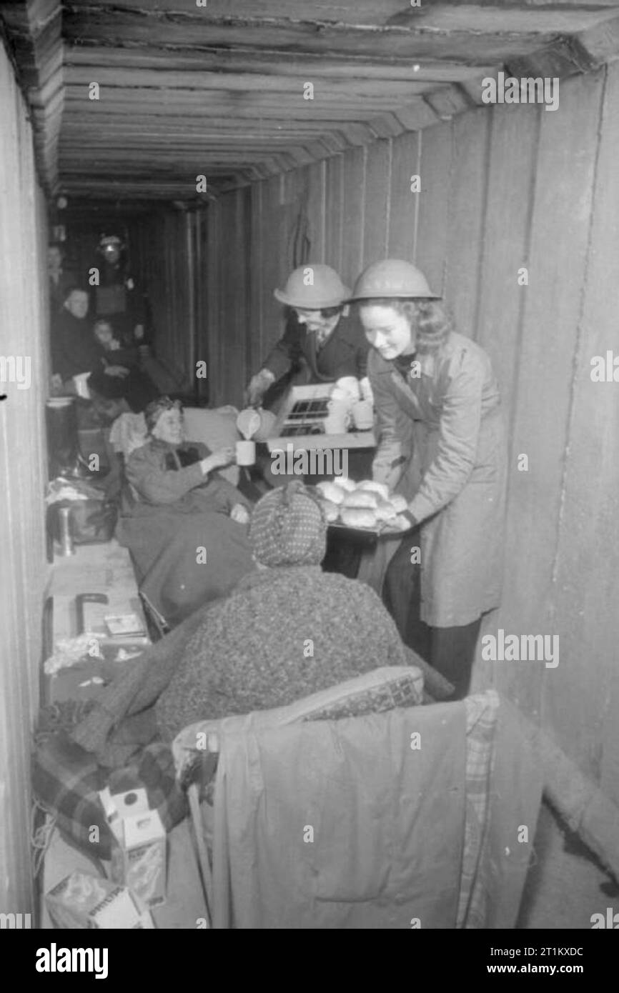 Blitz Canteen- Women of the Women's Voluntary Service Run a Mobile ...
