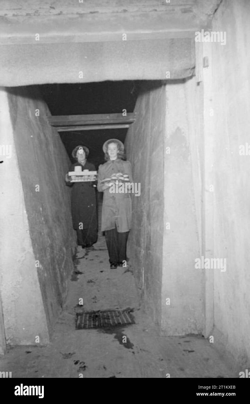 Blitz Canteen- Women of the Women's Voluntary Service Run a Mobile ...