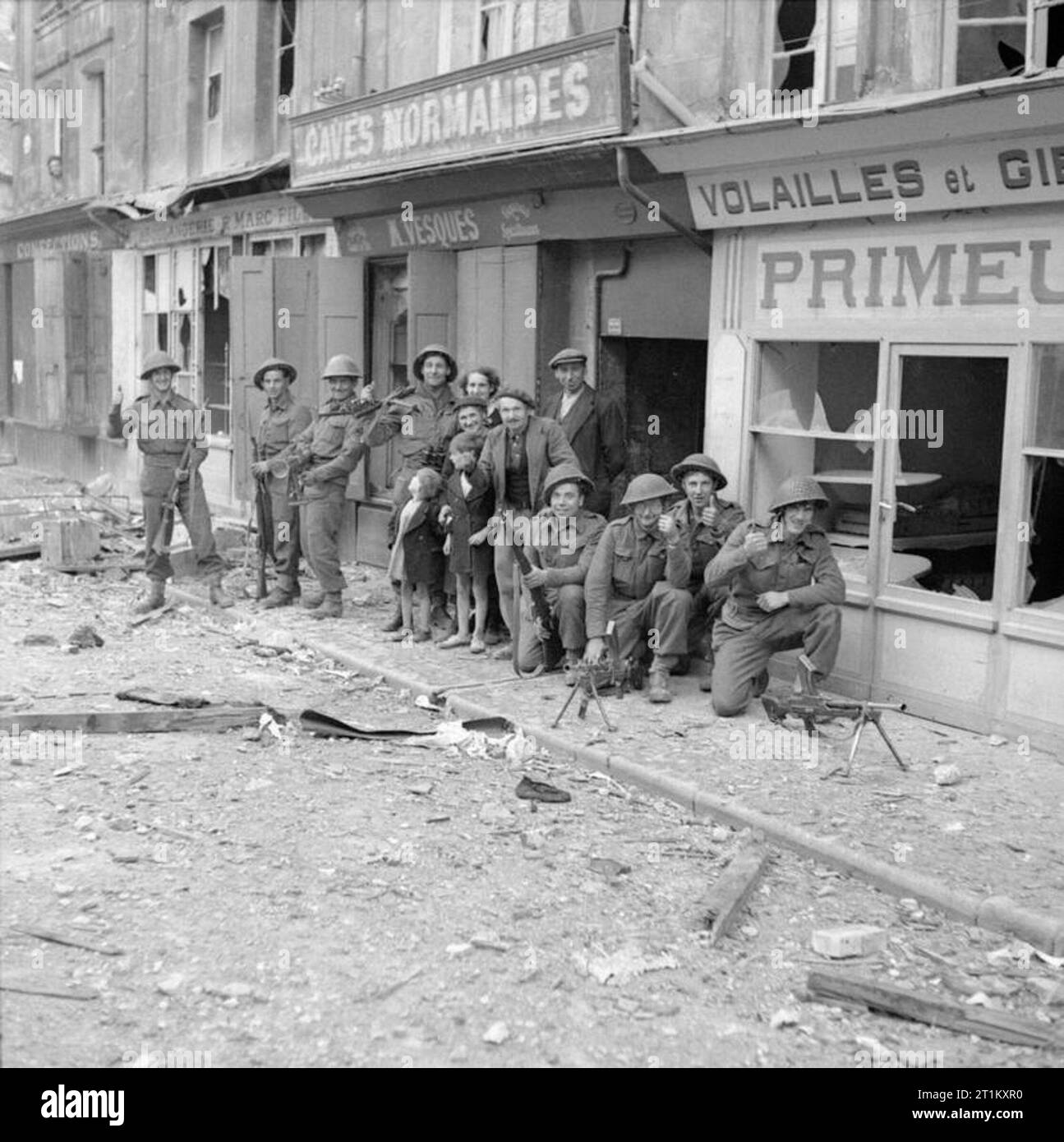 The British Army in Normandy 1944 Some of the first troops to enter ...