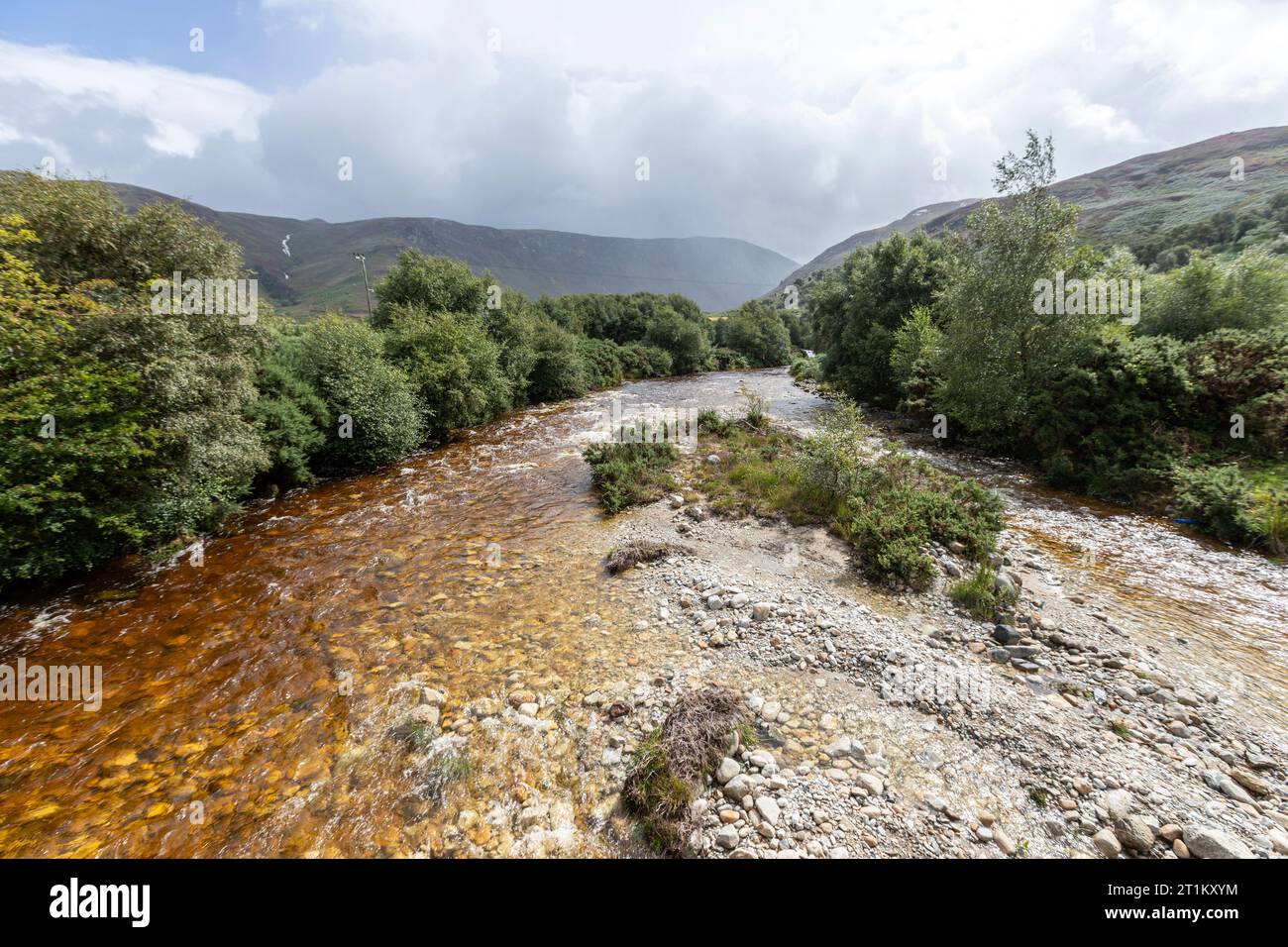 River in Catacol, Isle Of Arran, Firth of Clyde, Scotland, UK Stock ...