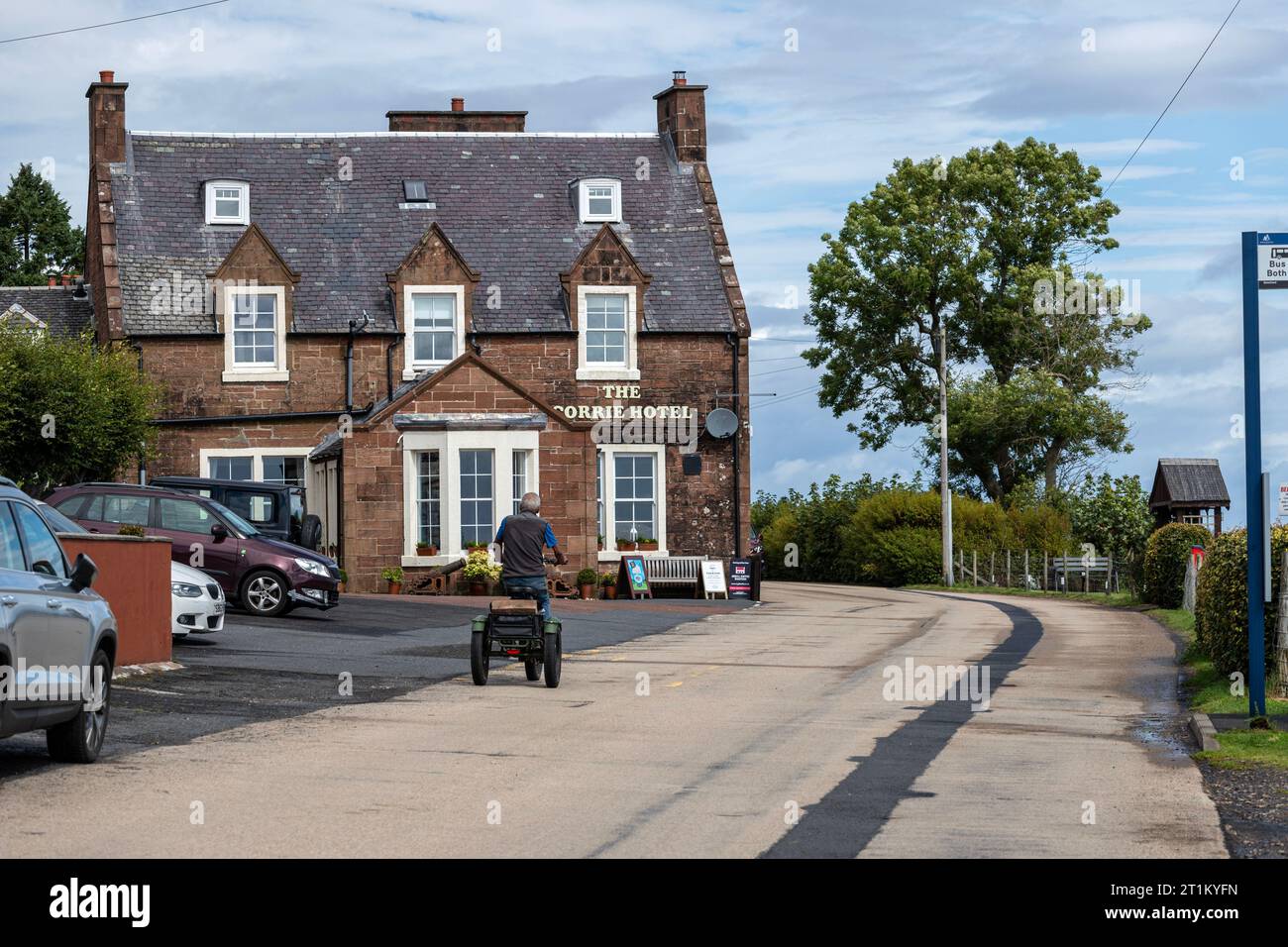 The Corrie Hotel, Isle Of Arran, Firth of Clyde, Scotland, UK Stock ...