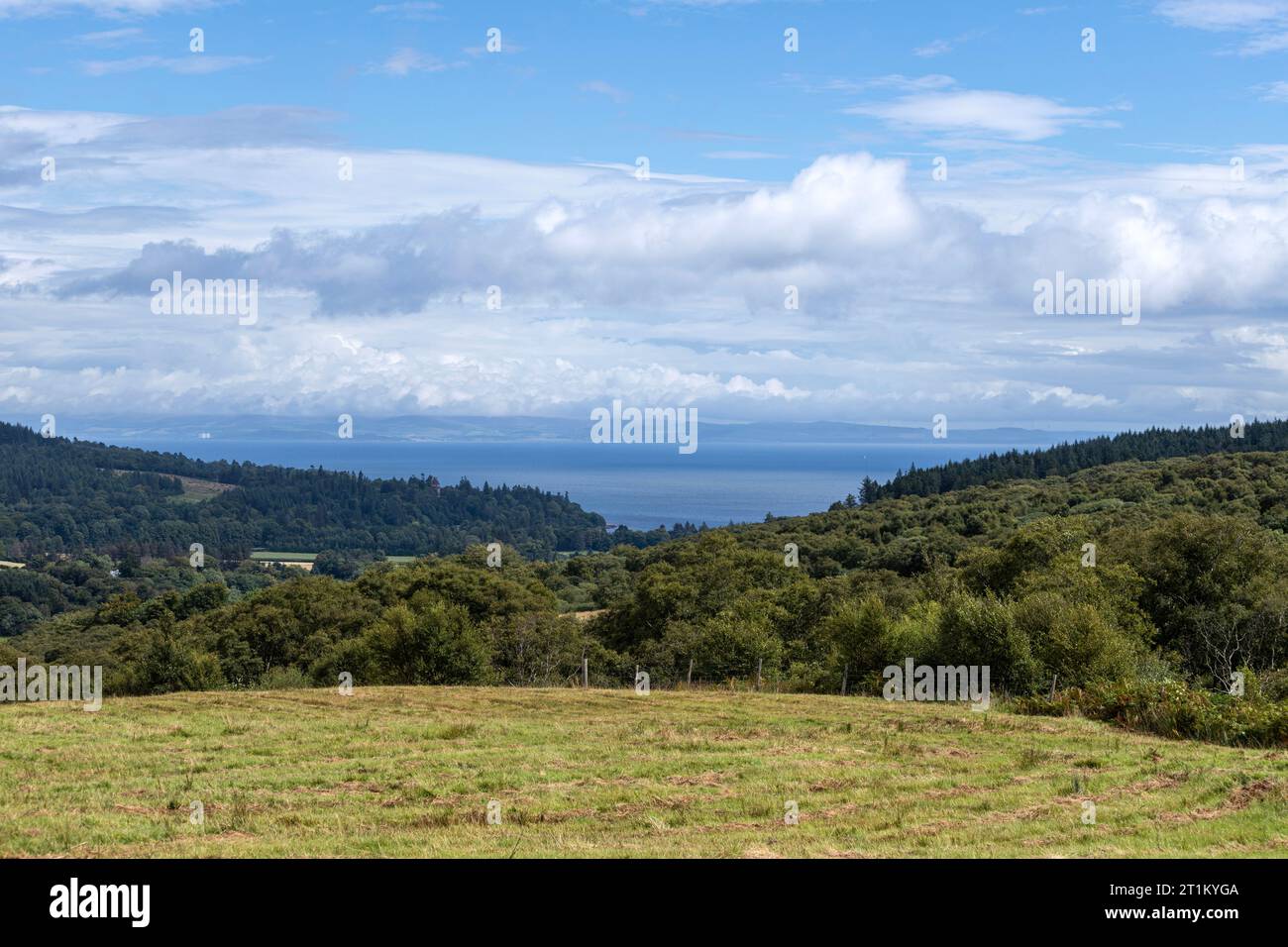 View from the String road, Isle Of Arran, Firth of Clyde, Scotland, UK ...