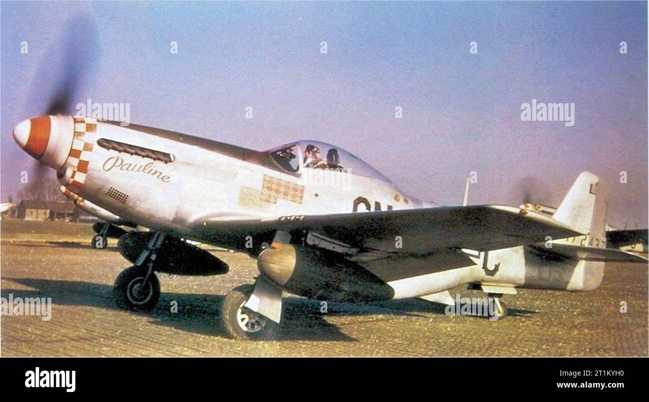 Lt. Col. Joseph L Thury. [St. Paul MN]. 505th Fighter Squadron, 339th ...