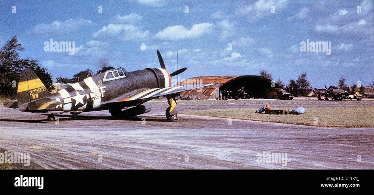 Republic P-47D-15-RE Thunderbolt Serial 42-75855 of the 5th Emergency ...