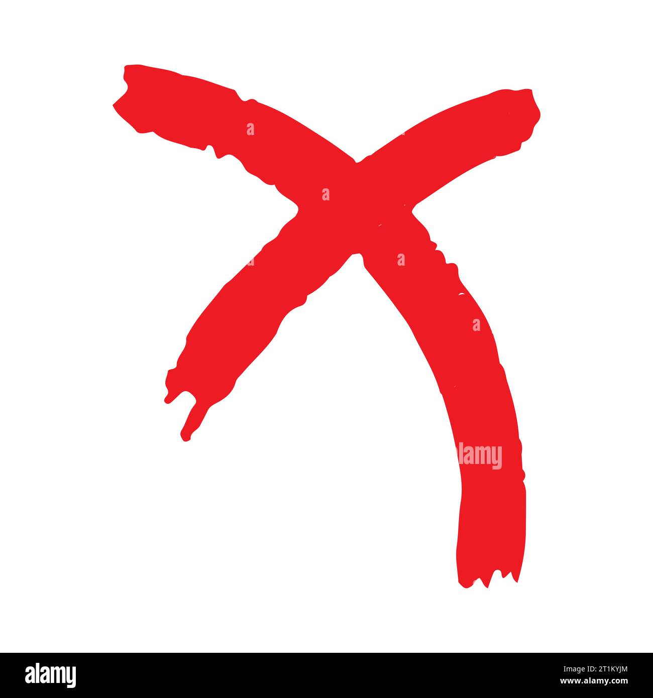 Red cross icon brush element Stock Vector Image & Art - Alamy