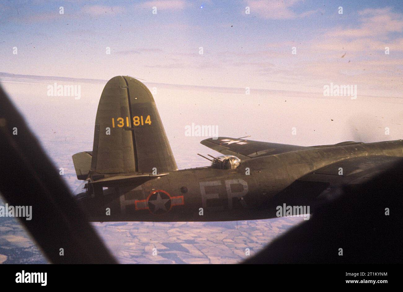 A B-26 Marauder (ER-F, serial number 41-31814) nicknamed 'Bag of Bolts ...