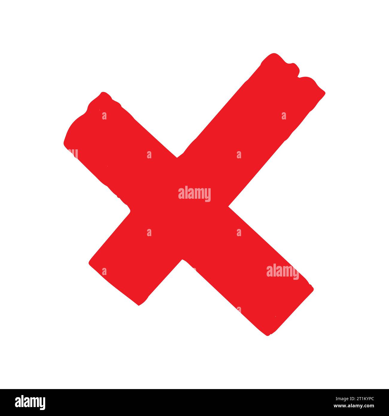 Red cross icon brush element Stock Vector Image & Art - Alamy