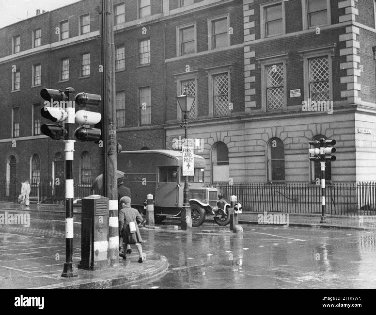 Air Raid Precautions in the UK, 1940 Air Raid Precautions (ARP) signage ...