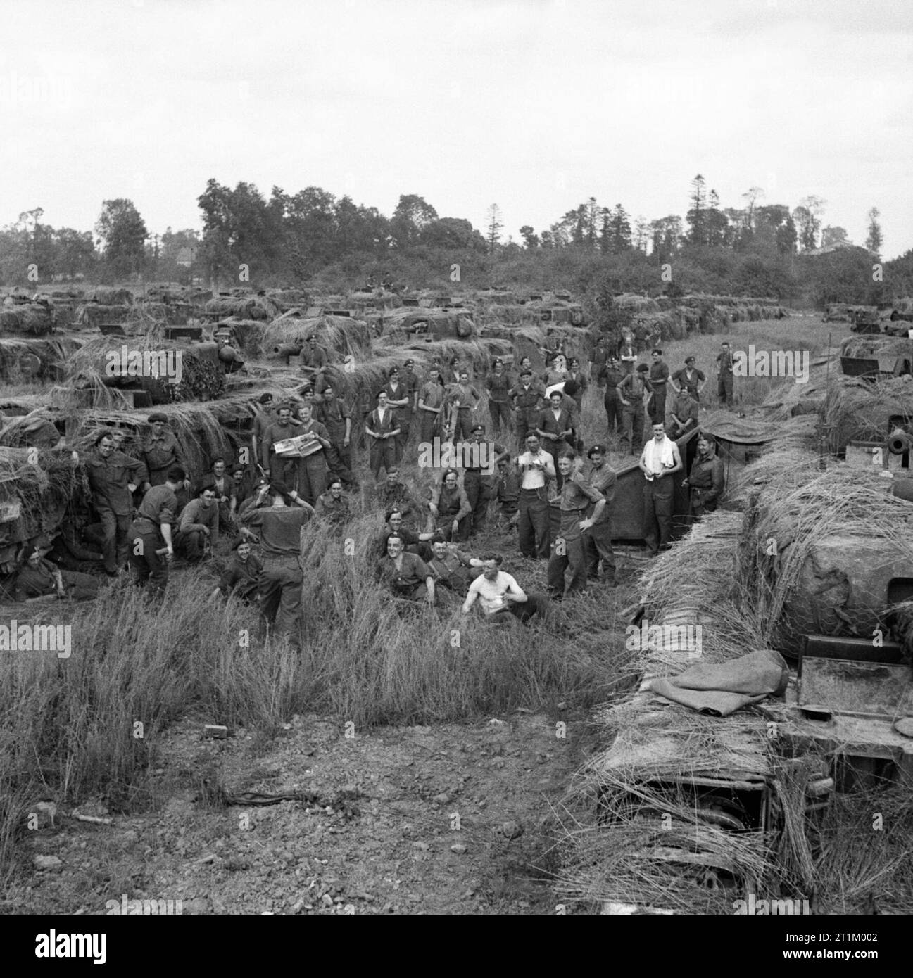 The British Army in Normandy 1944 Churchill tank crews of 31st Tank ...