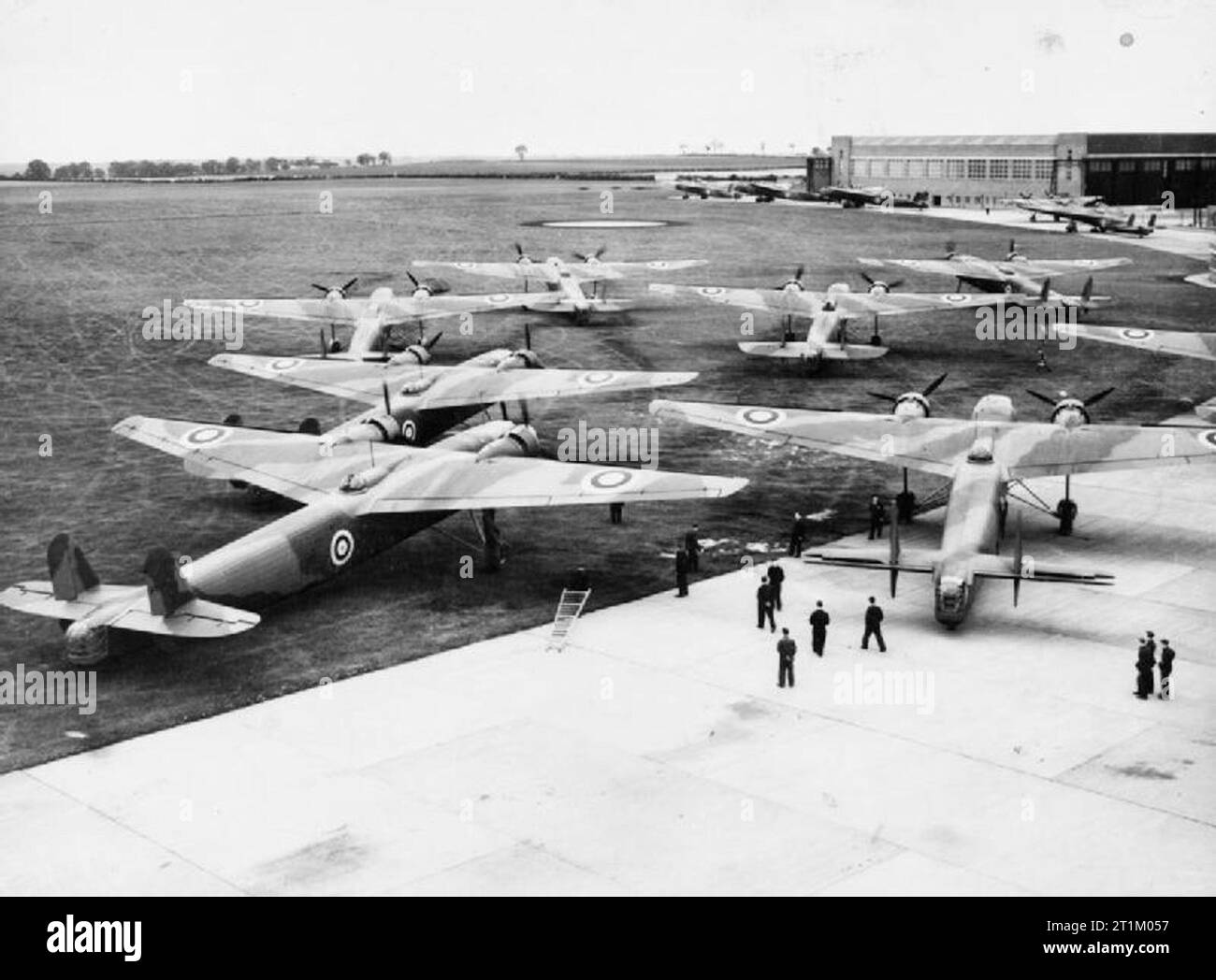 The Royal Air Force in the 1930s Handley Page Harrows of No. 214 ...