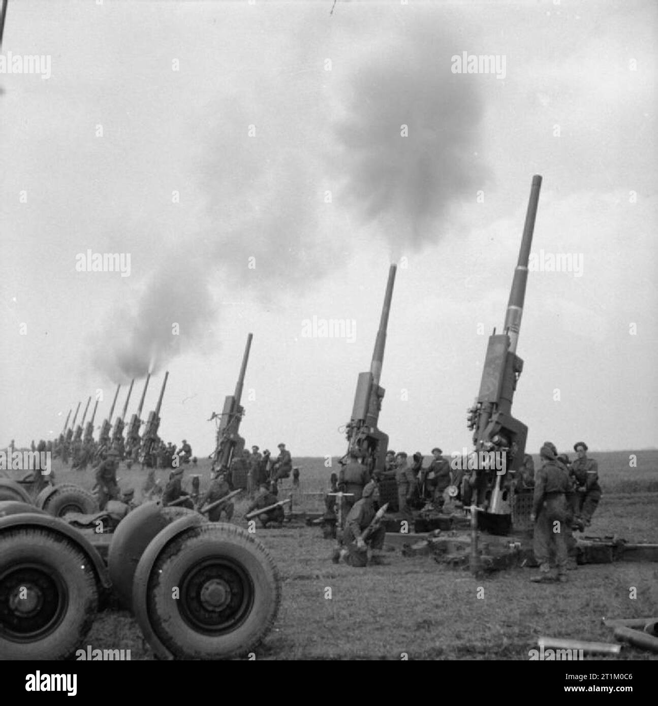 The British Army in North-west Europe 1944-45 3.7-inch guns of 60th ...