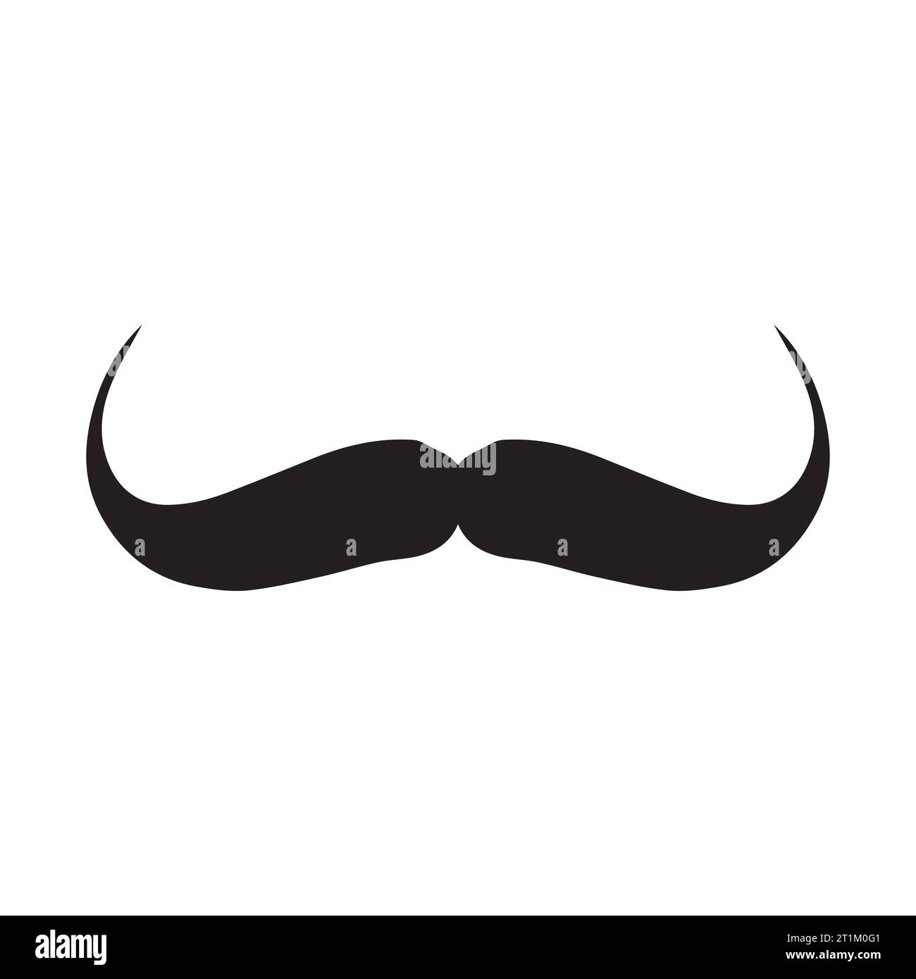 Moustache Vector icon logo element Stock Vector Image & Art - Alamy