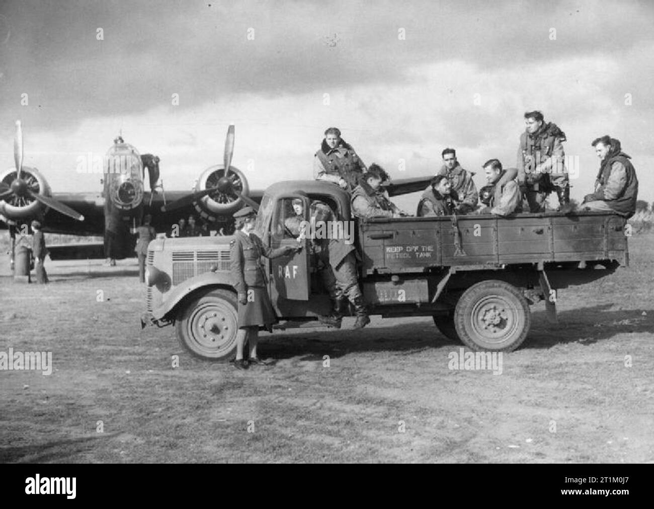 RAF Bomber Command 1940 Handley Page Hampden crews of No. 83 Squadron ...