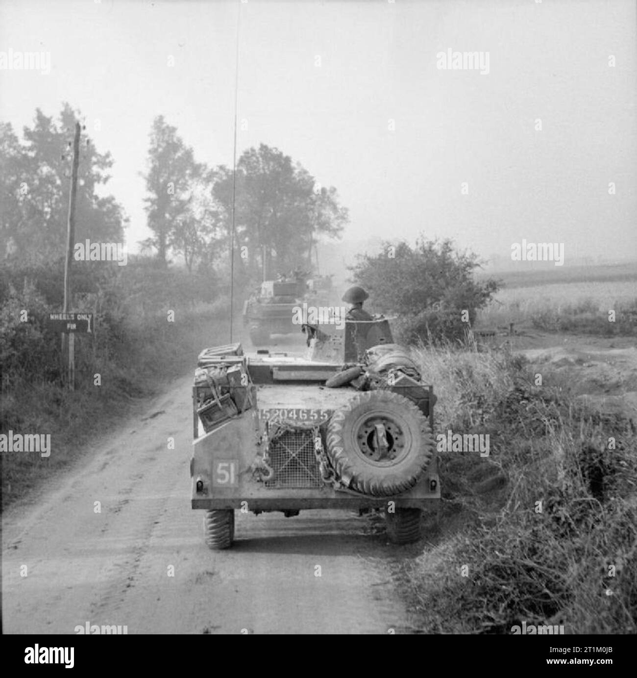 The British Army in Normandy 1944 A Morris light reconnaissance car and ...
