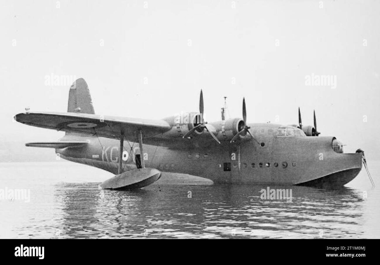 Royal Air Force- 1939-1945- Coastal Command Sunderland N9021/KG-G of No ...