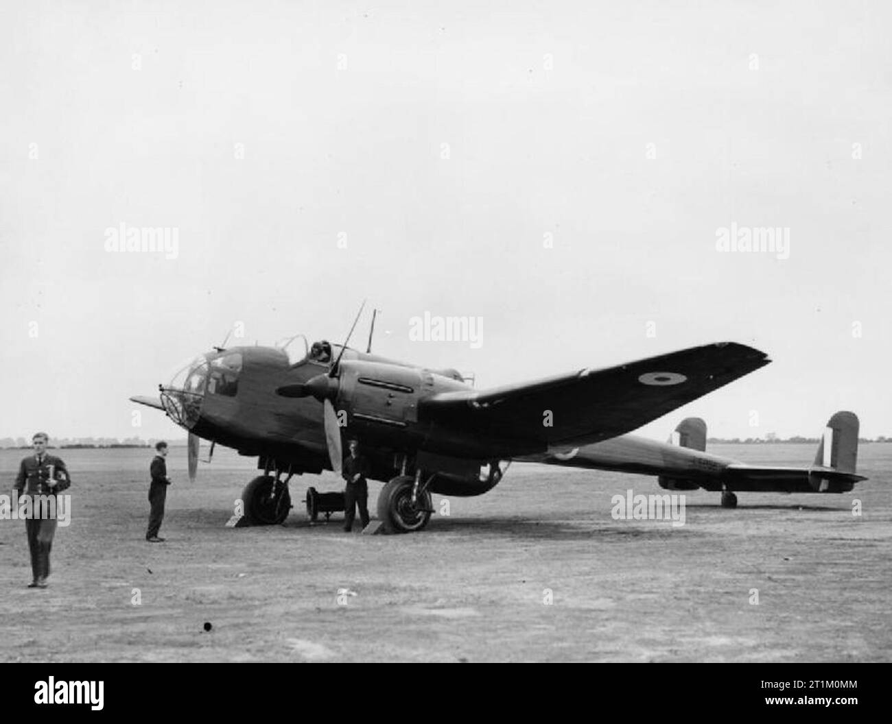 RAF Bomber Command 1940 Handley Page Hereford (L6056), 1940 Stock Photo ...