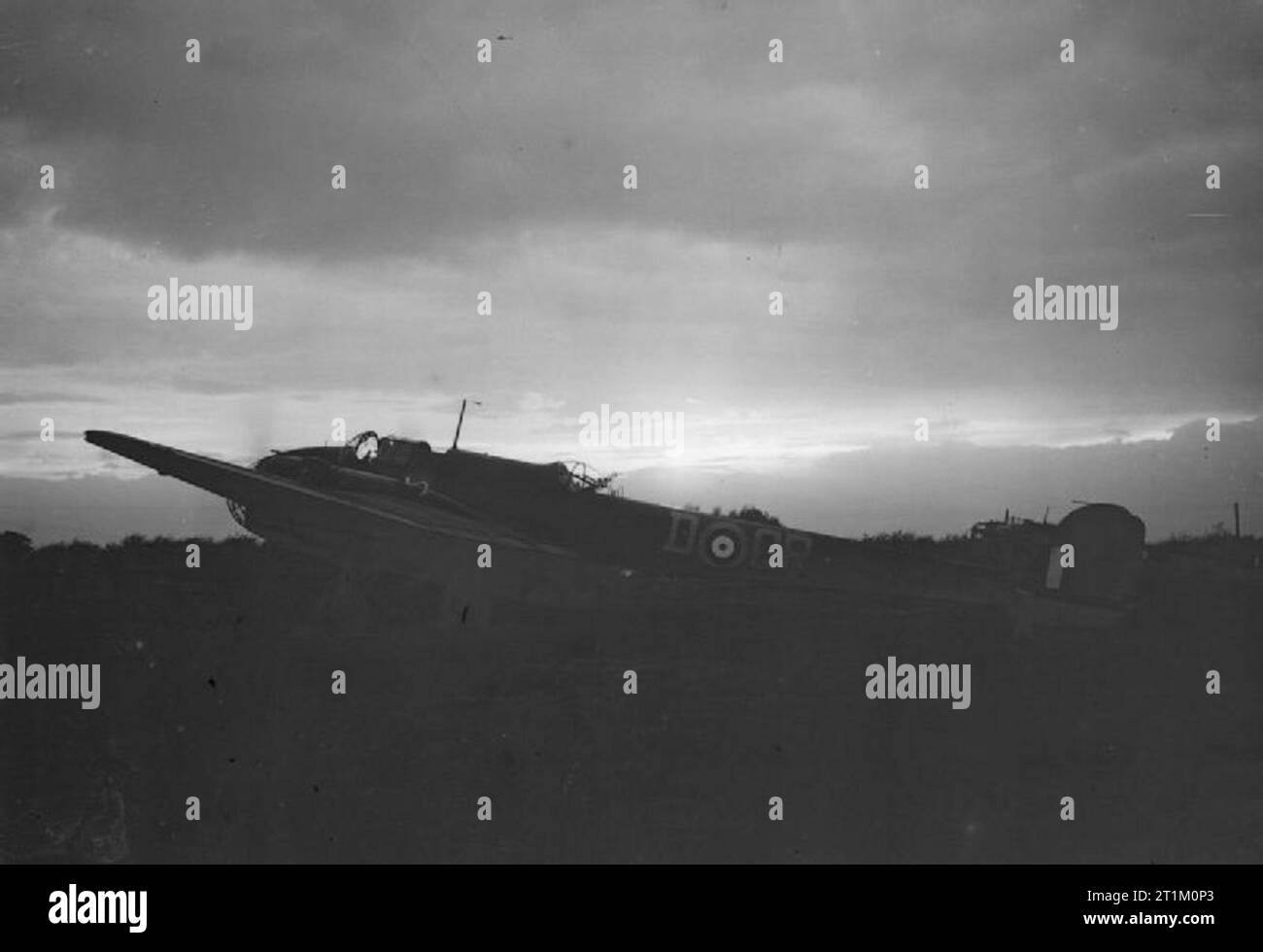 RAF Bomber Command 1940 Handley Page Hampdens of No. 61 Squadron at ...
