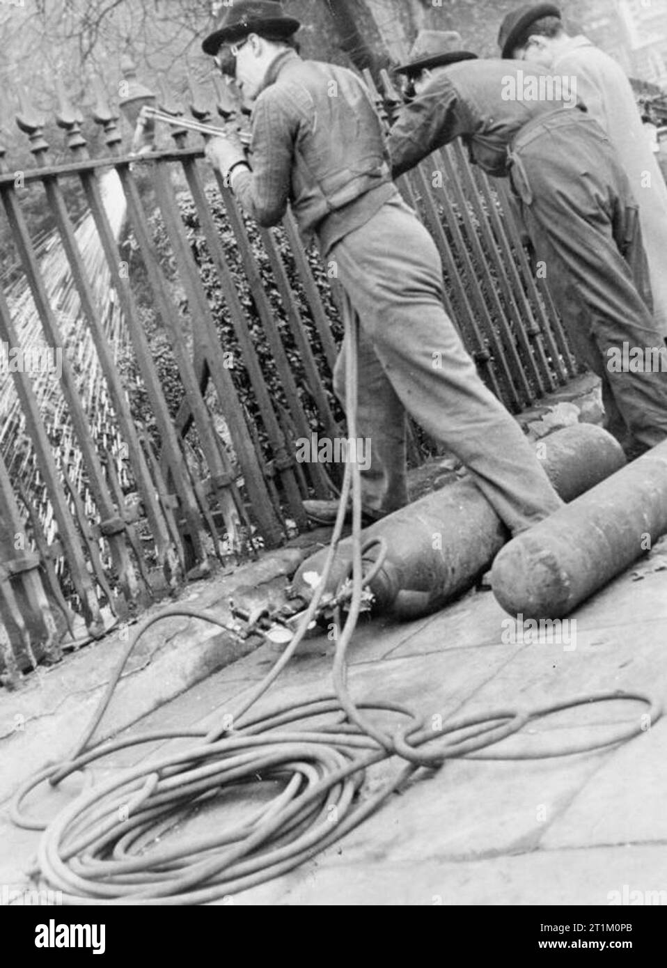 Salvage of Metal For the War Effort in Britain during the Second World ...