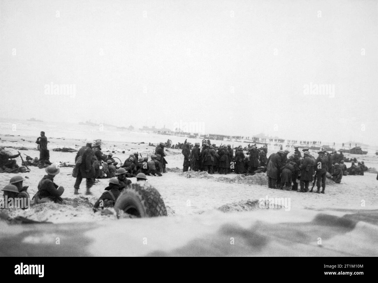 The German Invasion of Norway, 1940 British troops on a beach in Norway ...