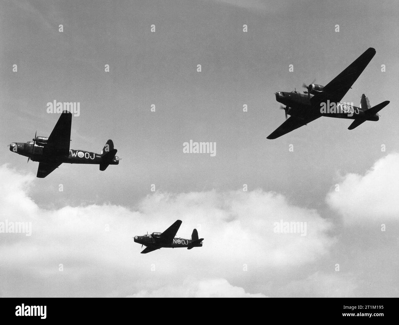 RAF Bomber Command 1940 Vickers Wellington Mk IC bombers of No. 149 ...