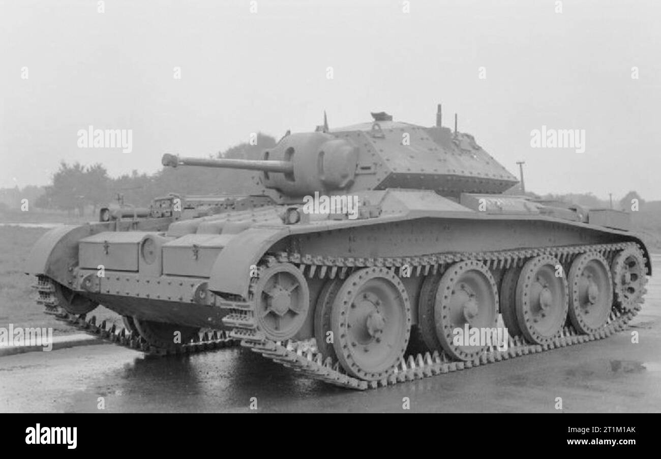 A British, Cruiser Mk V Covenanter III (A13 Mk III) tank Stock Photo ...