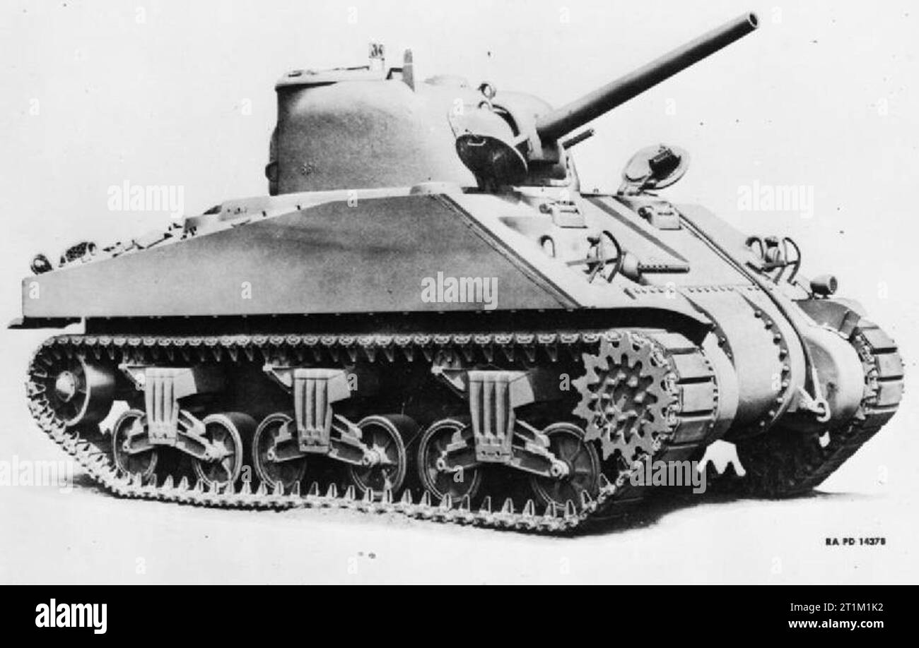 Tanks and Armoured Fighting Vehicles of the British Army 1939-45 M4 ...