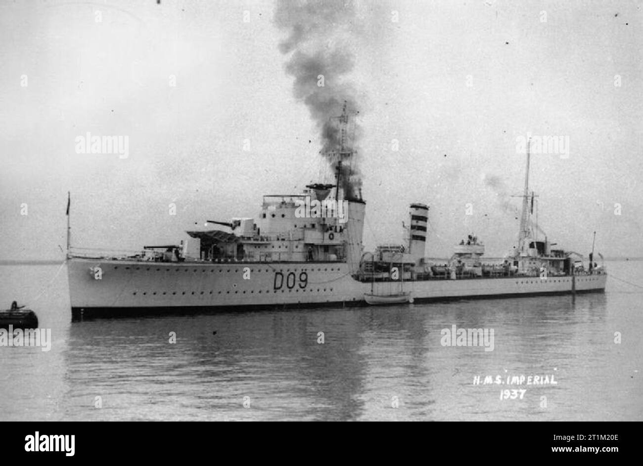 British I class destroyer HMS Imperial Stock Photo - Alamy