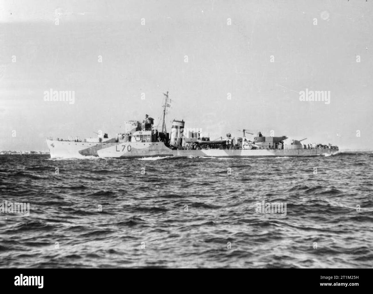 British Hunt class destroyer HMS Farndale Stock Photo - Alamy
